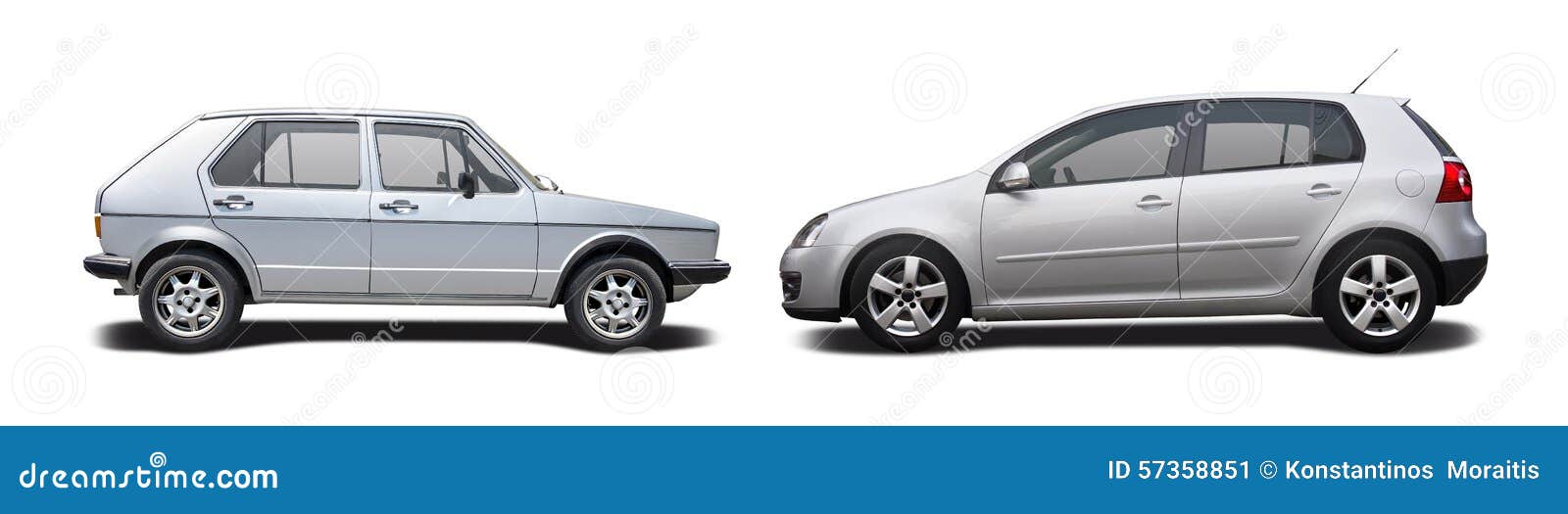 Oude Auto Versus Nieuwe Auto Stock Afbeelding - Image of nieuw, duits ...