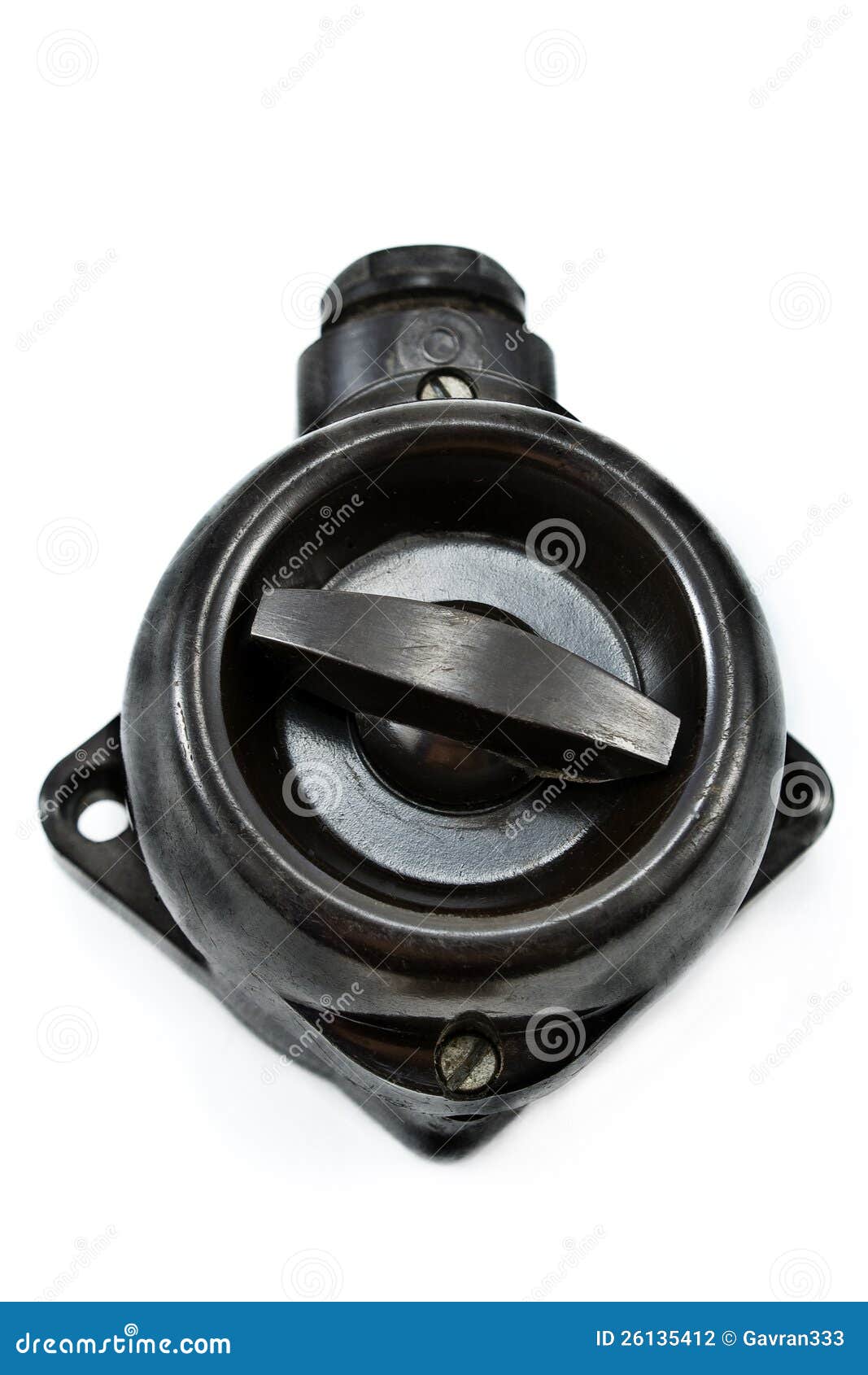 Oude Bakeliet Lichte Schakelaar Stock Foto - Image of technologie ...