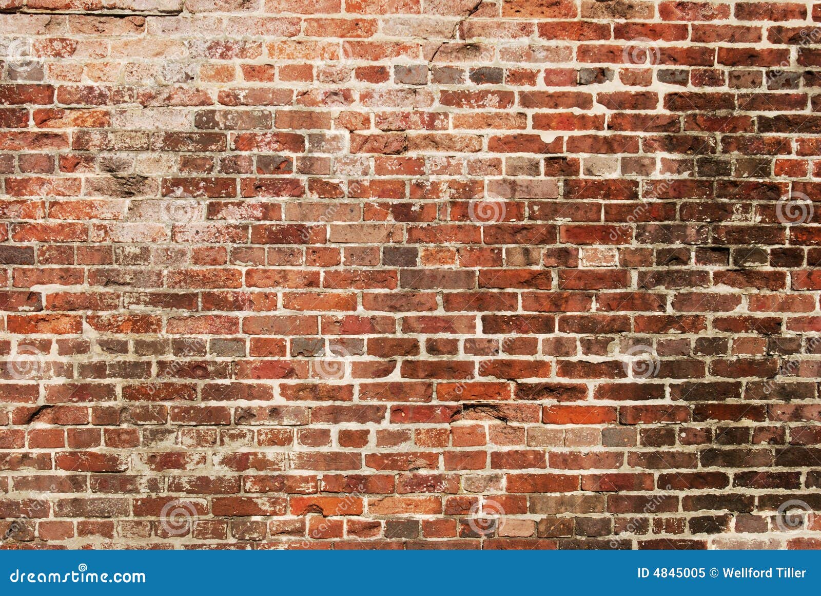 Oude Bakstenen muur stock afbeelding. Image of rood, structuur - 4845005