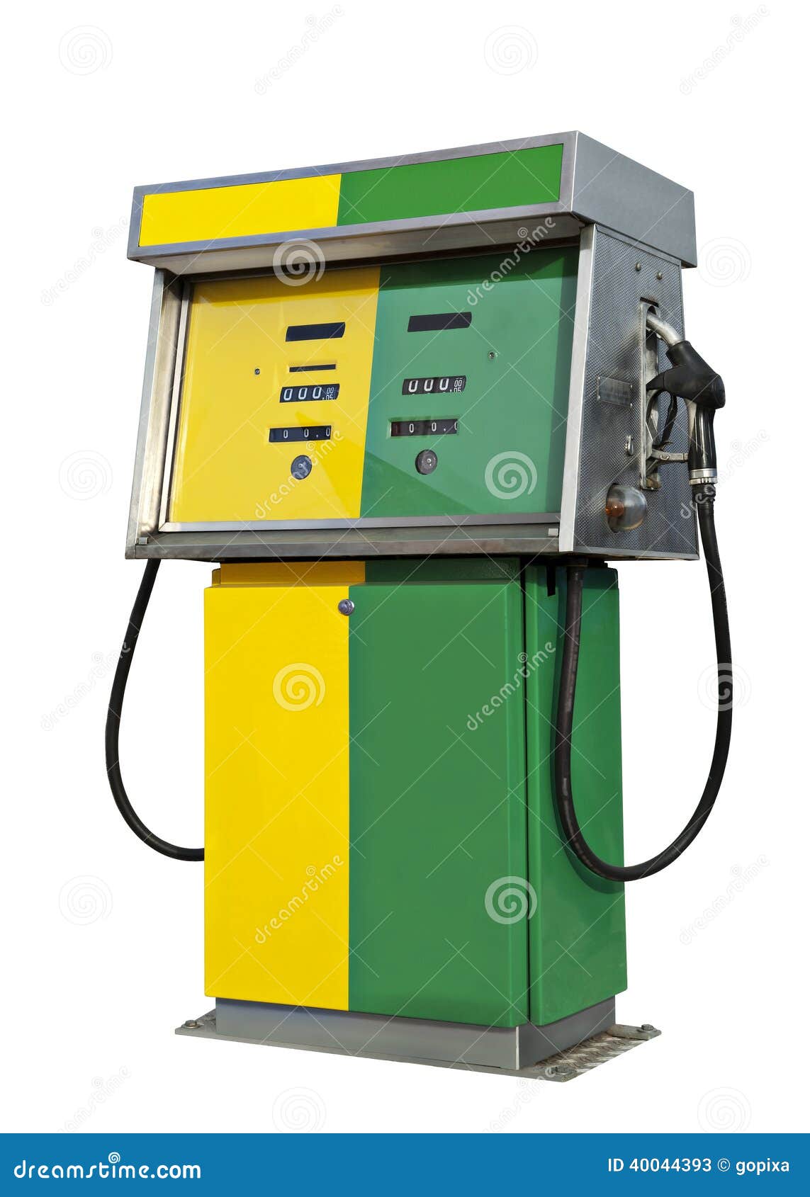 Oude benzinepomp stock afbeelding. Image of besnoeiing - 40044393