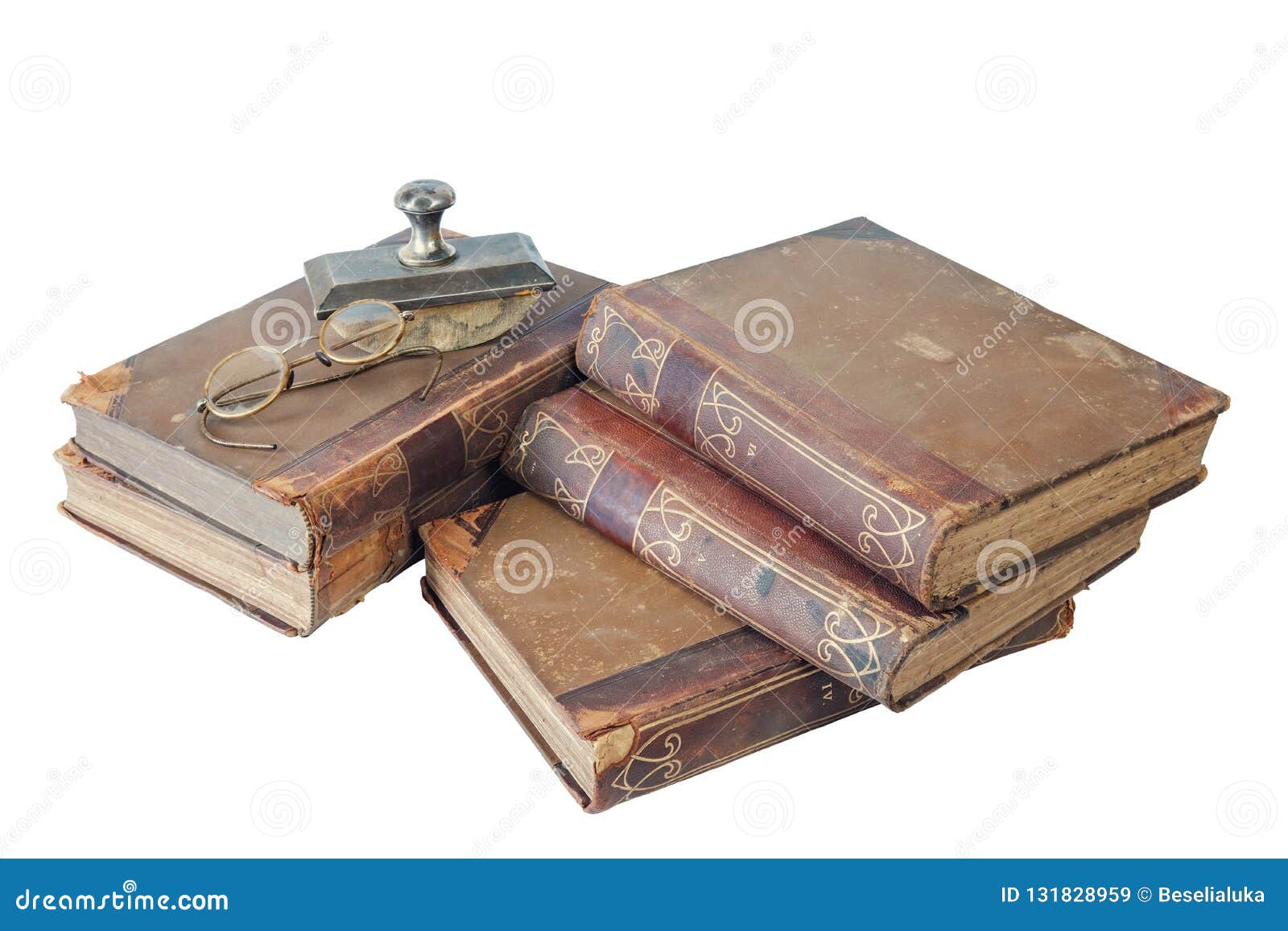 Oude Boeken stock afbeelding. Image of dekking, boekhandel - 131828959