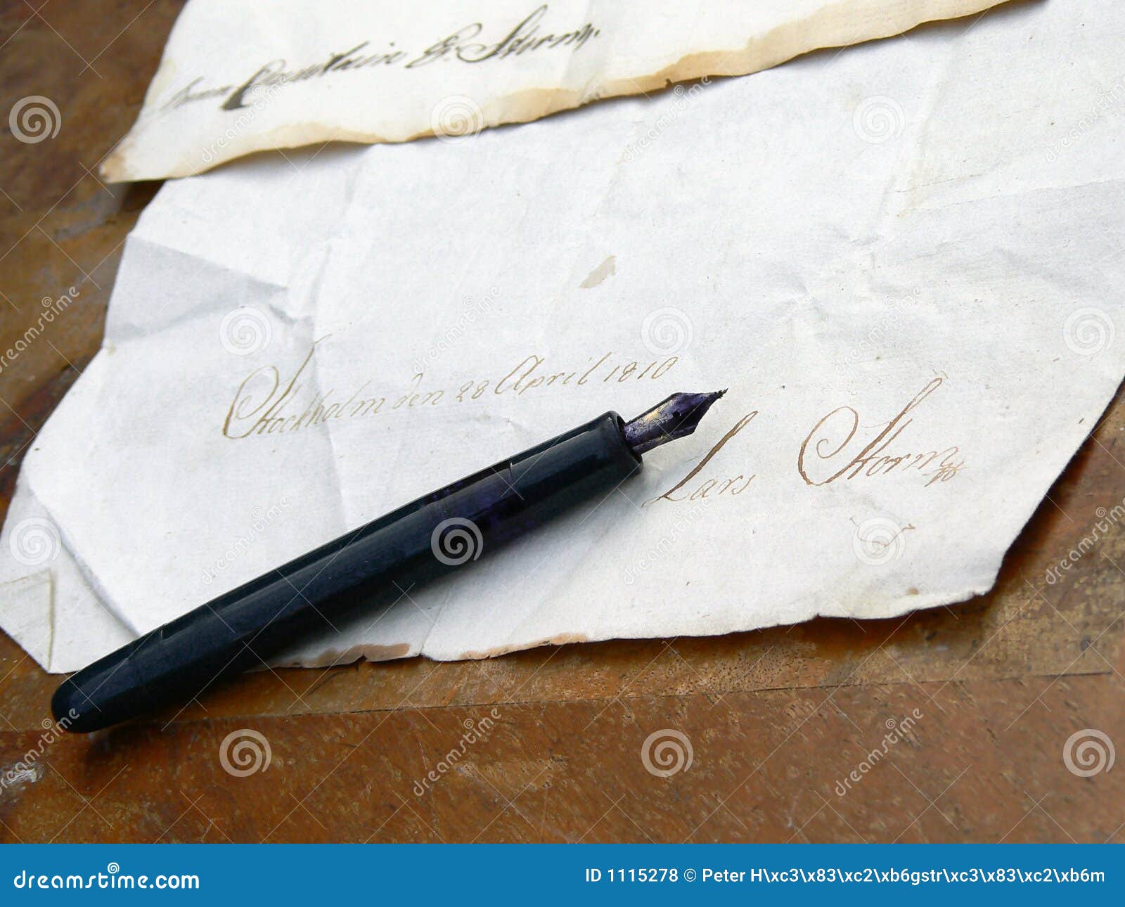 Oude brief stock foto. Image of brief, schrijven, historisch - 1115278