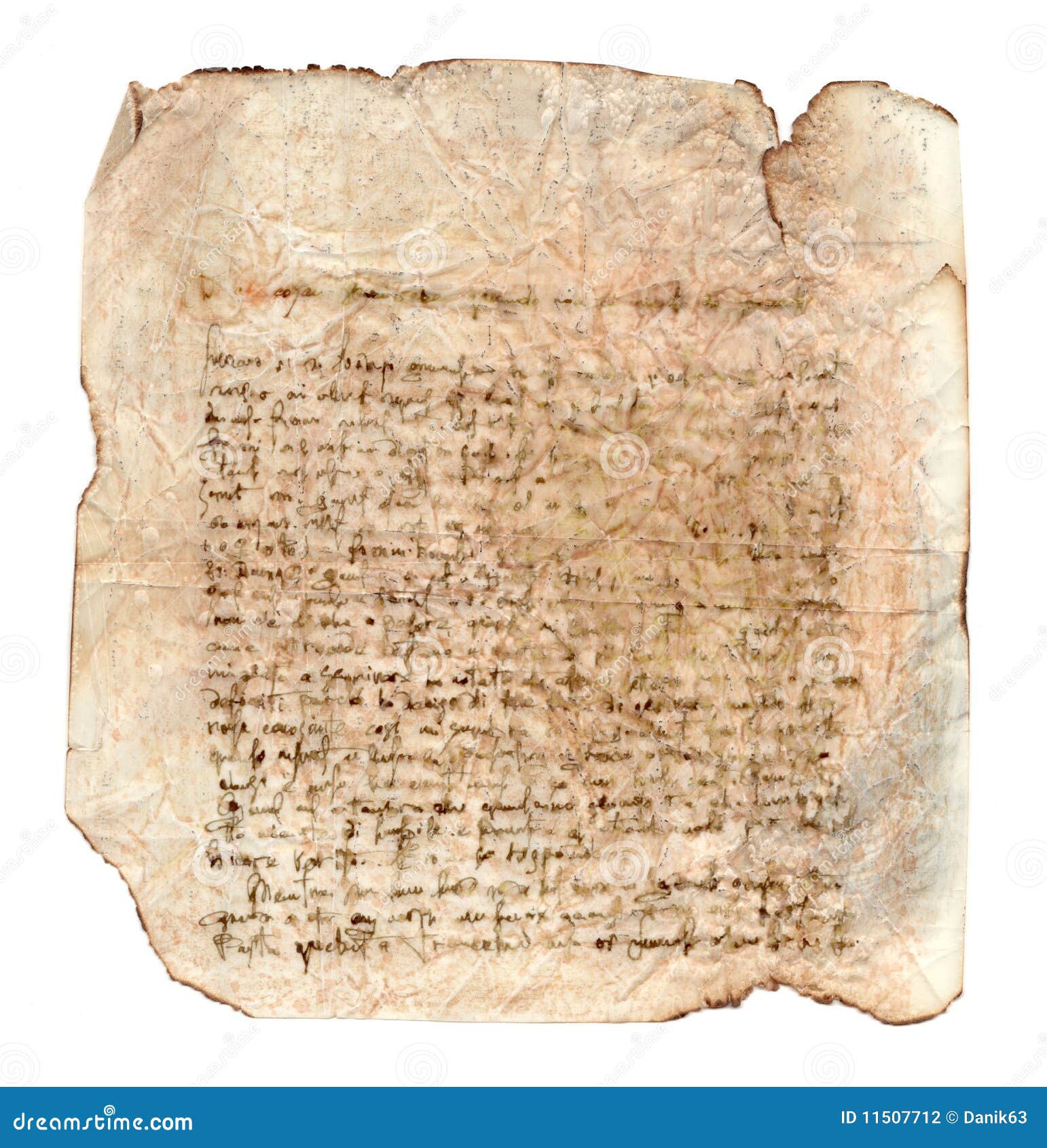 Oude Brief stock illustratie. Illustration of pagina - 11507712