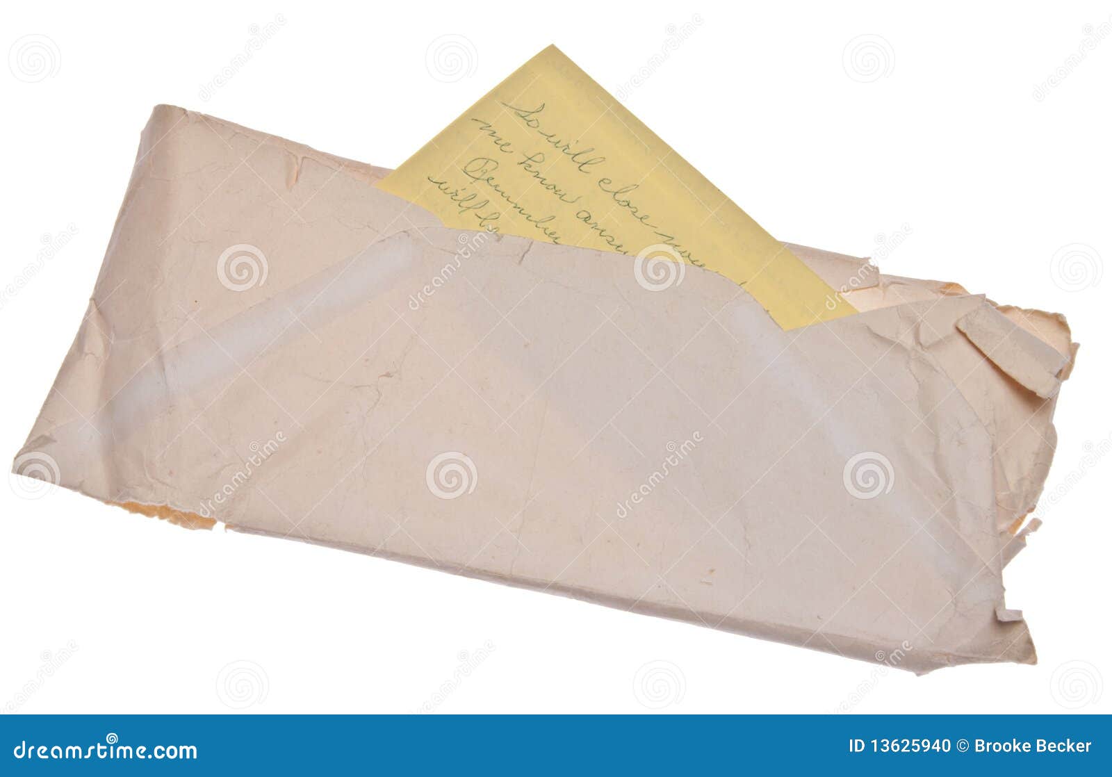 Oude Brief en Envelop stock foto. Image of beeld, schrijven - 13625940