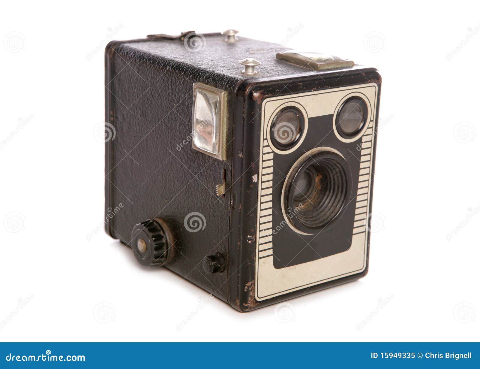 Oude camera stock afbeelding. Image of knipsel, kabouter - 15949335