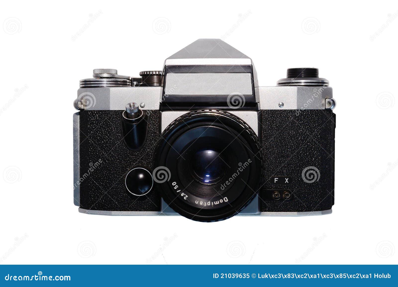 Oude camera stock afbeelding. Image of geschiedenis, aluminium - 21039635