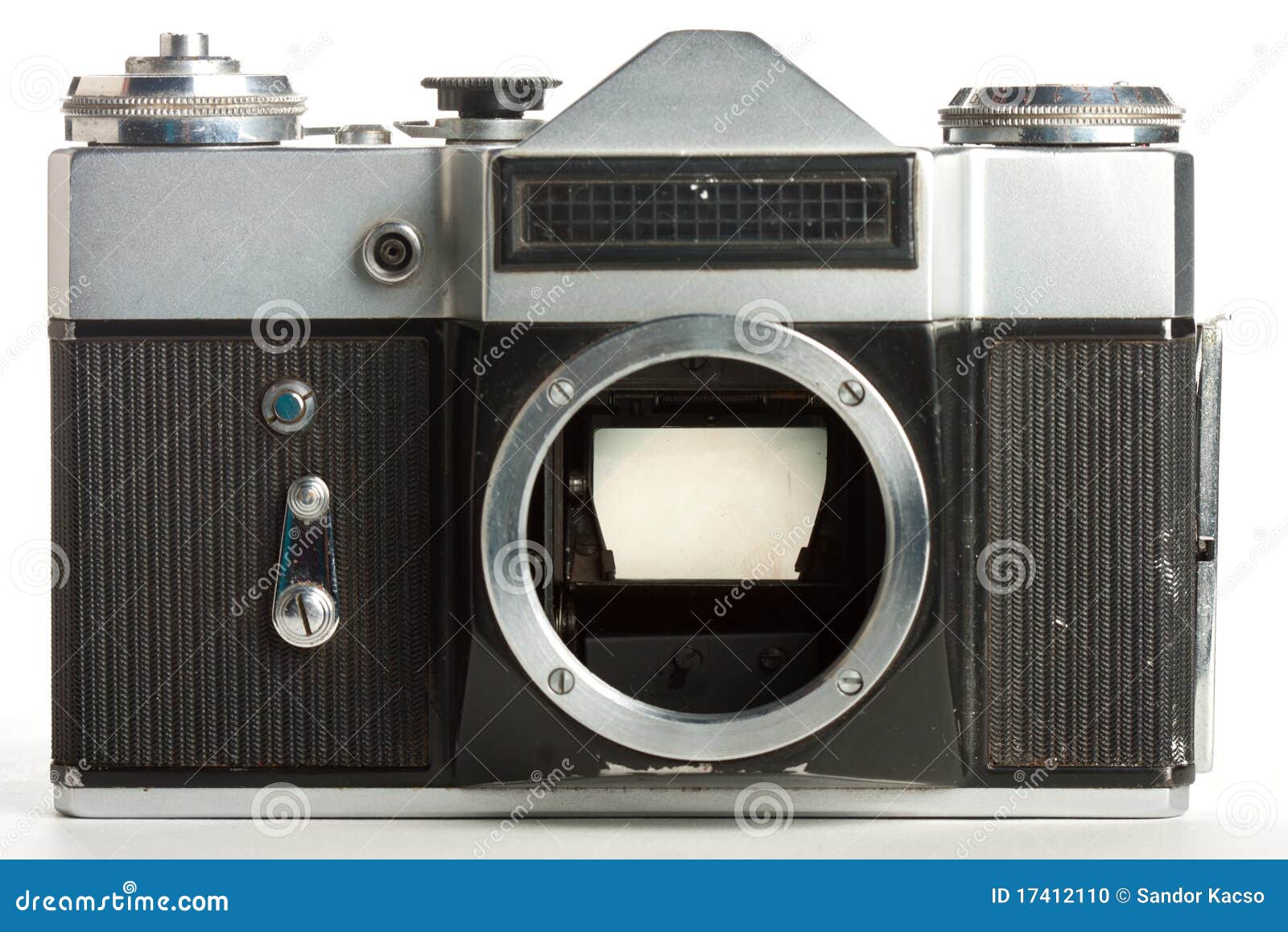 Oude Camera Met Verwijderde Lens Stock Foto - Image of fotografie ...