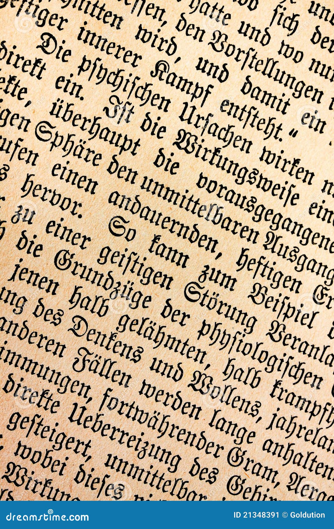 Oude Duitse tekst 1900 stock afbeelding. Image of antiquiteit - 21348391