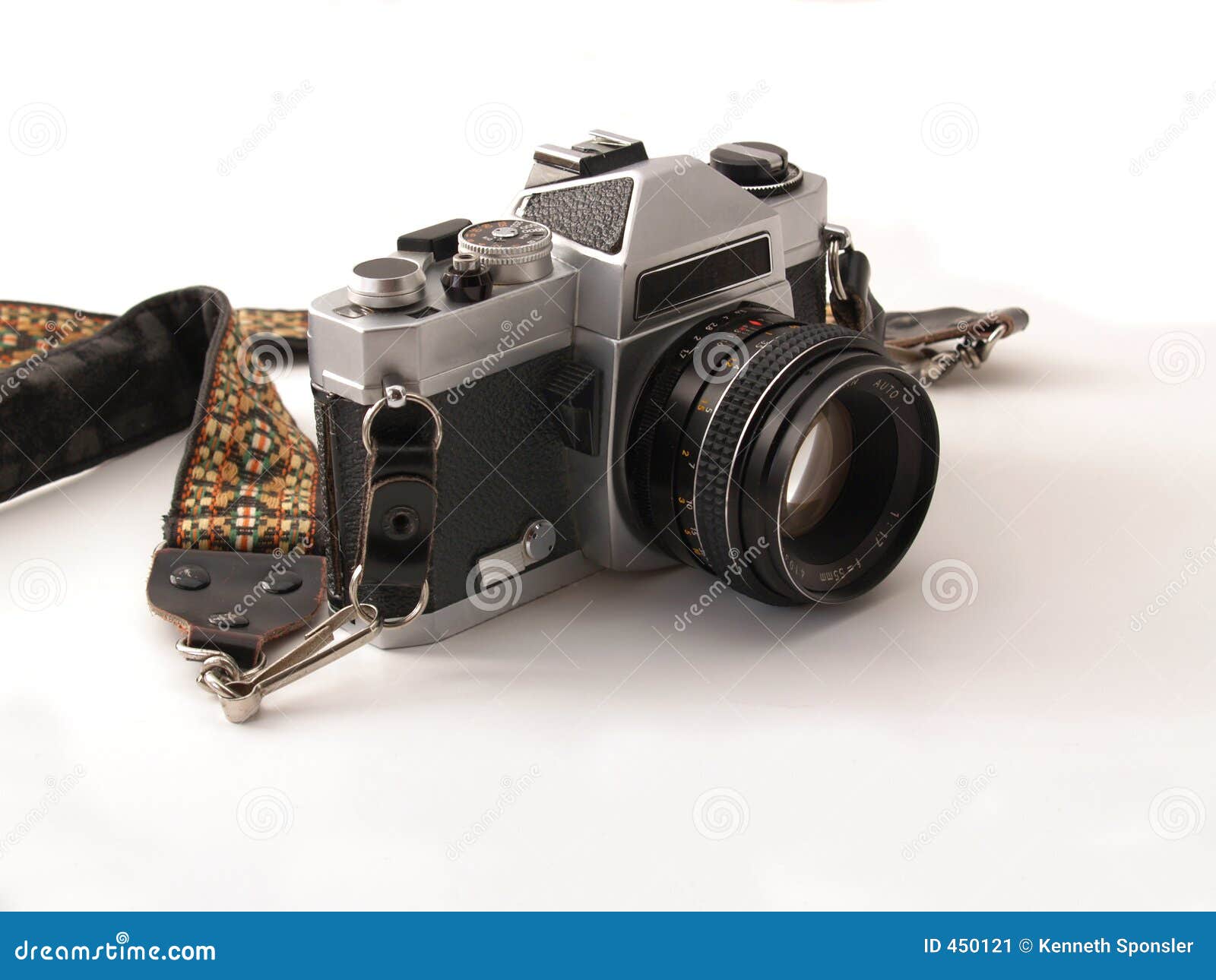 Oude filmcamera stock afbeelding. Image of opening, lens - 450121