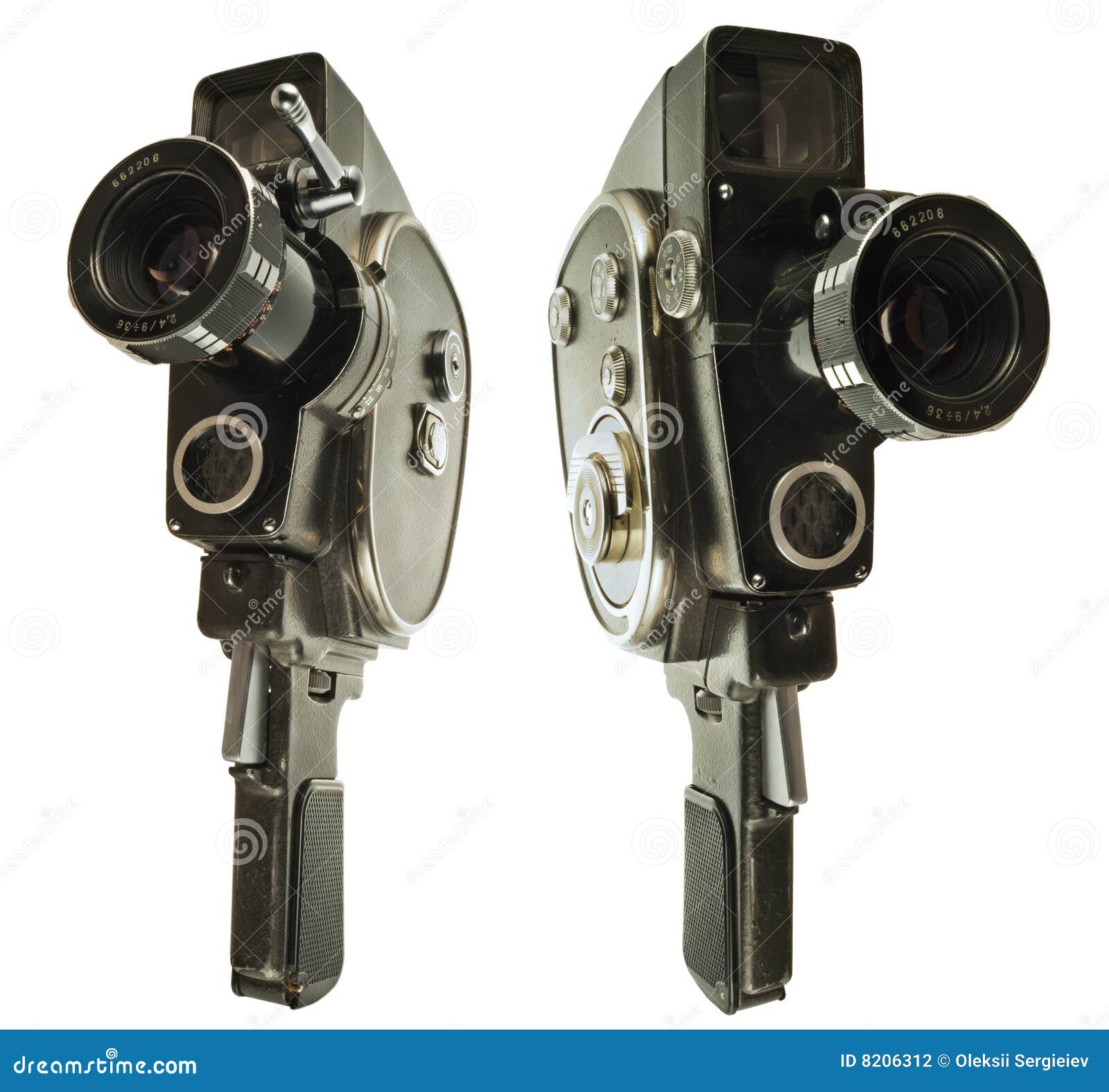 Oude filmcamera stock foto. Image of camcorder, mechanisme - 8206312