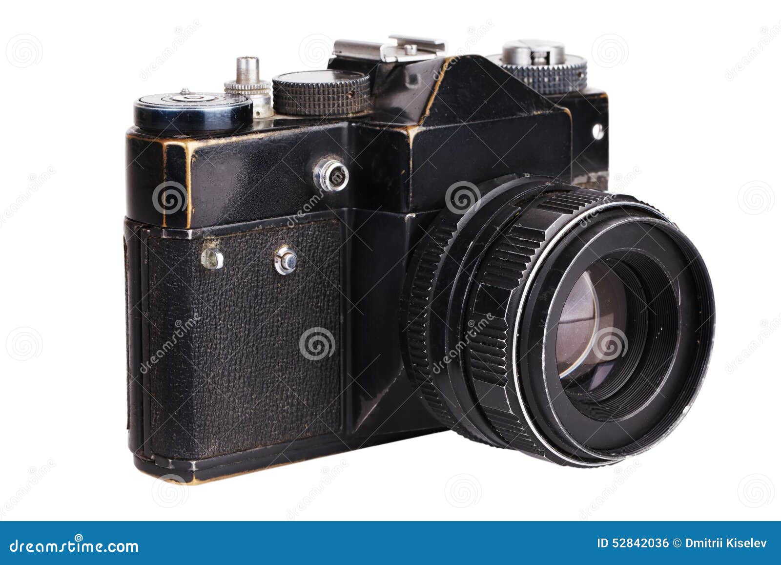 Oude filmcamera in zwarte stock foto. Image of camera - 52842036