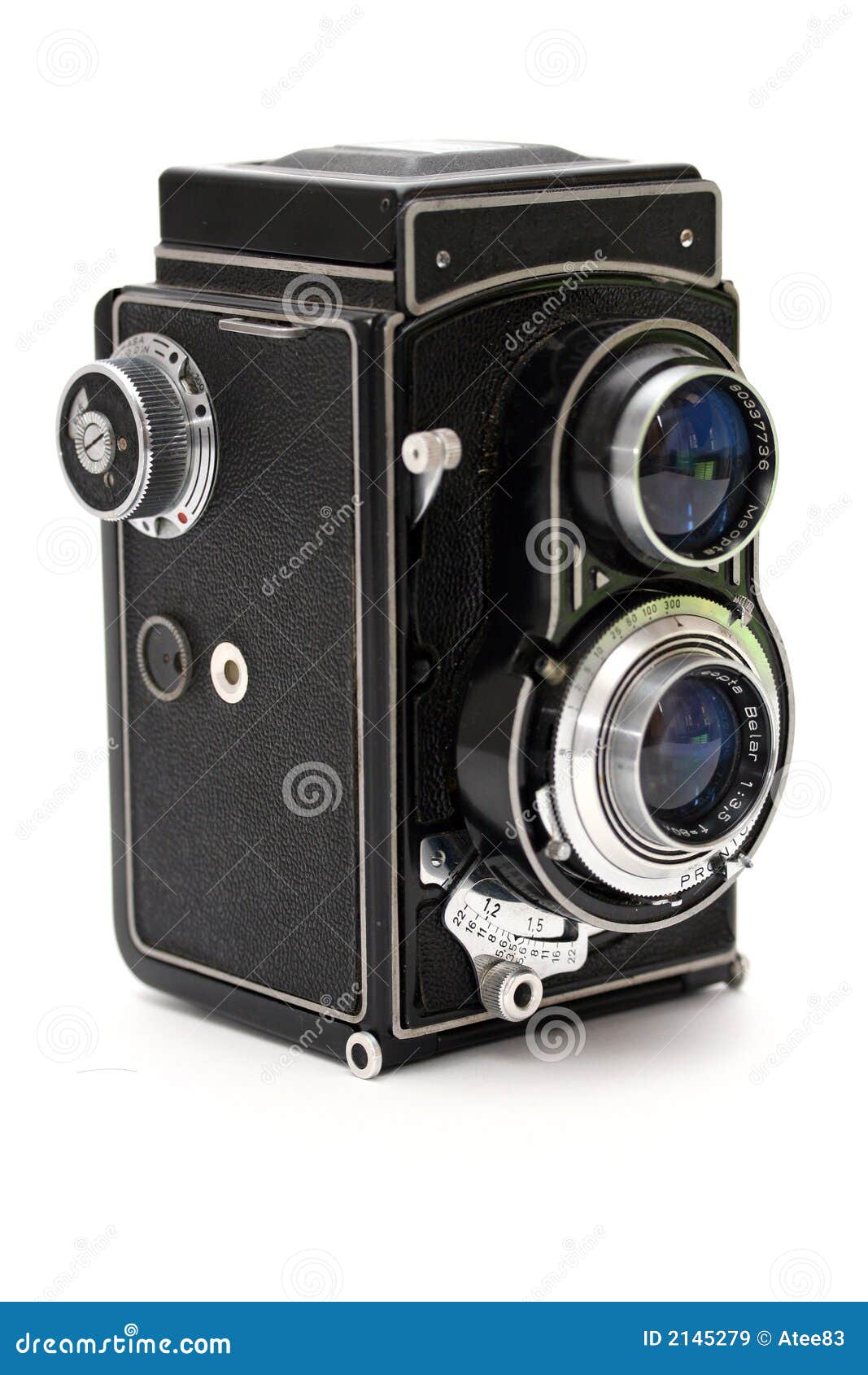 Oude fotocamera stock afbeelding. Image of antiquiteit - 2145279