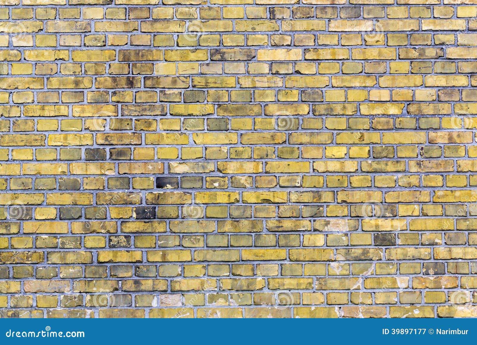 Oude gele bakstenen muur stock afbeelding. Image of wijnoogst - 39897177