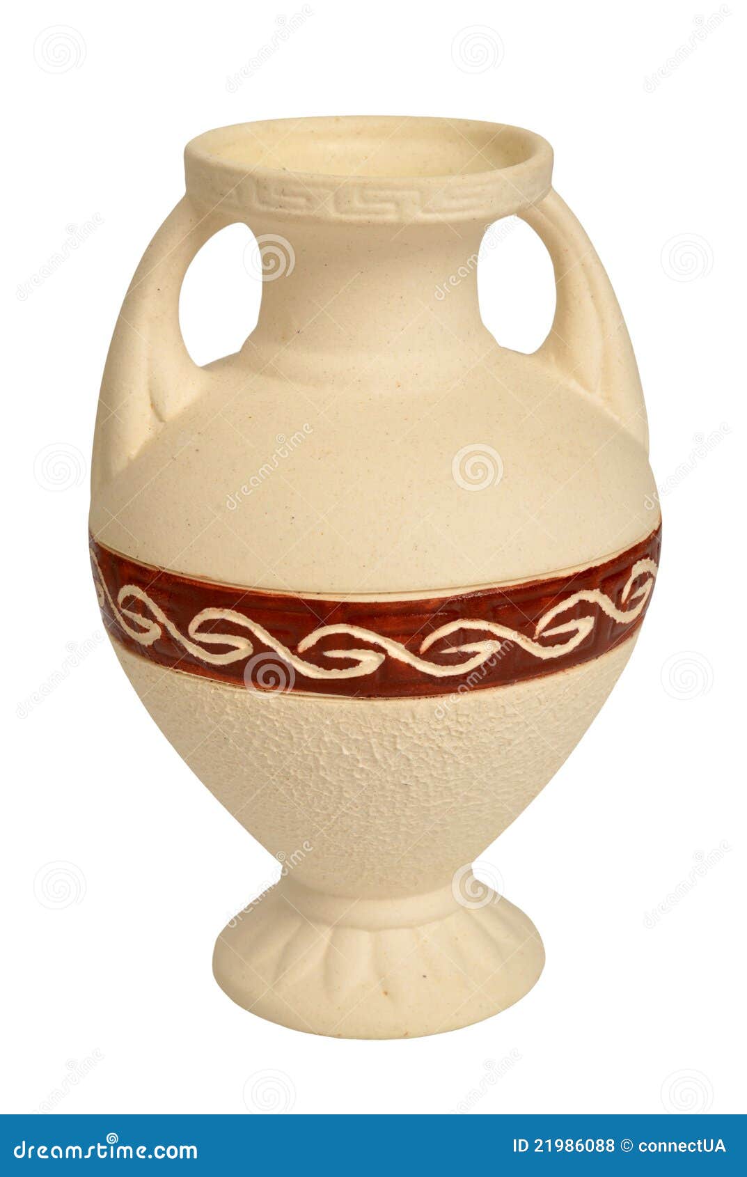 Oude Griekse amfora stock foto. Image of amfora, macro - 21986088