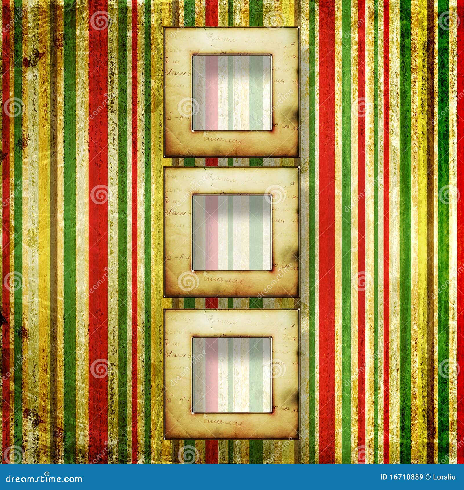 Oude Grungeruimte Met Houten Omlijstingen Stock Afbeelding - Image of ...