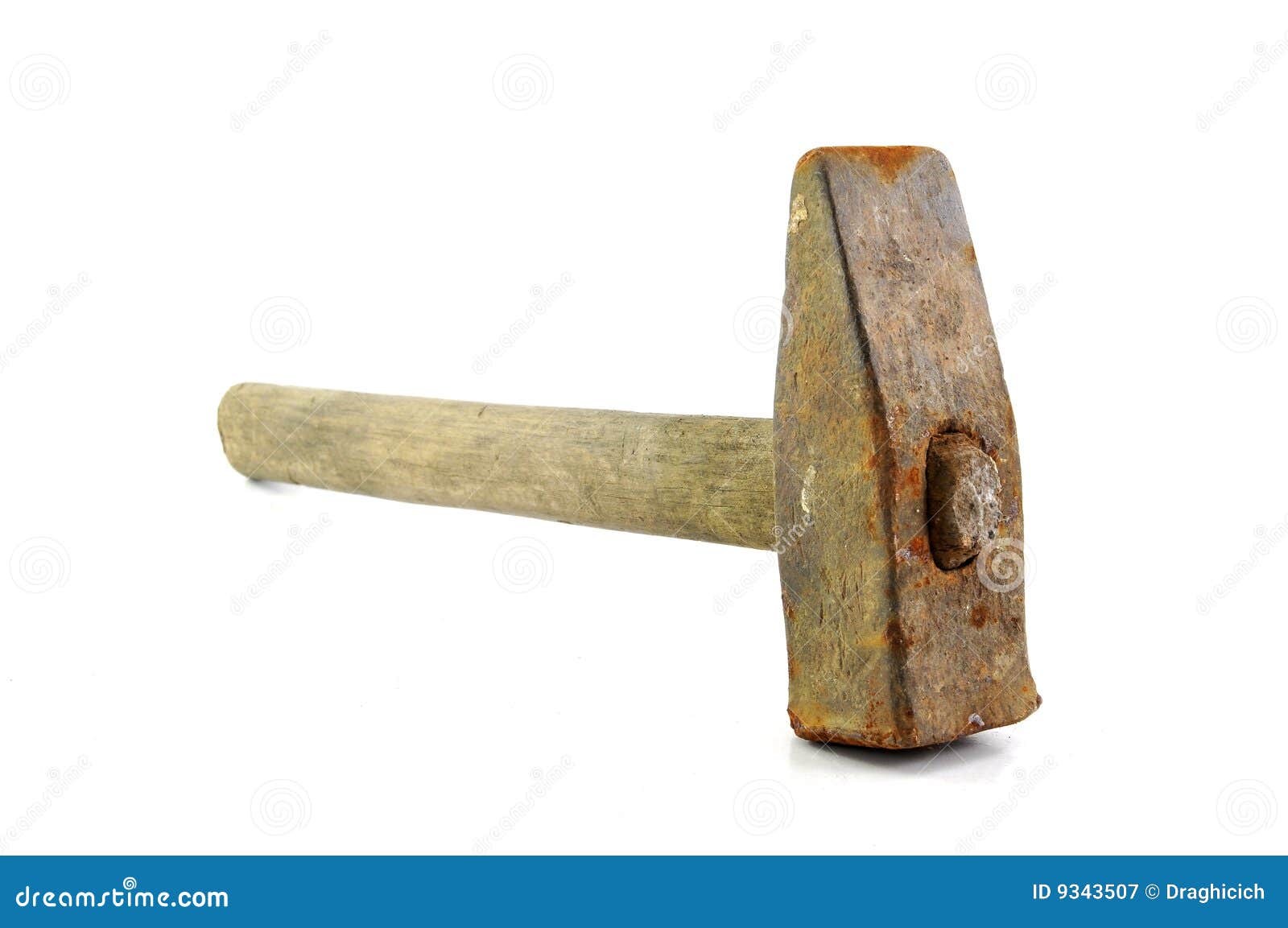 Oude hamer stock afbeelding. Image of voorhamer, groot - 9343507