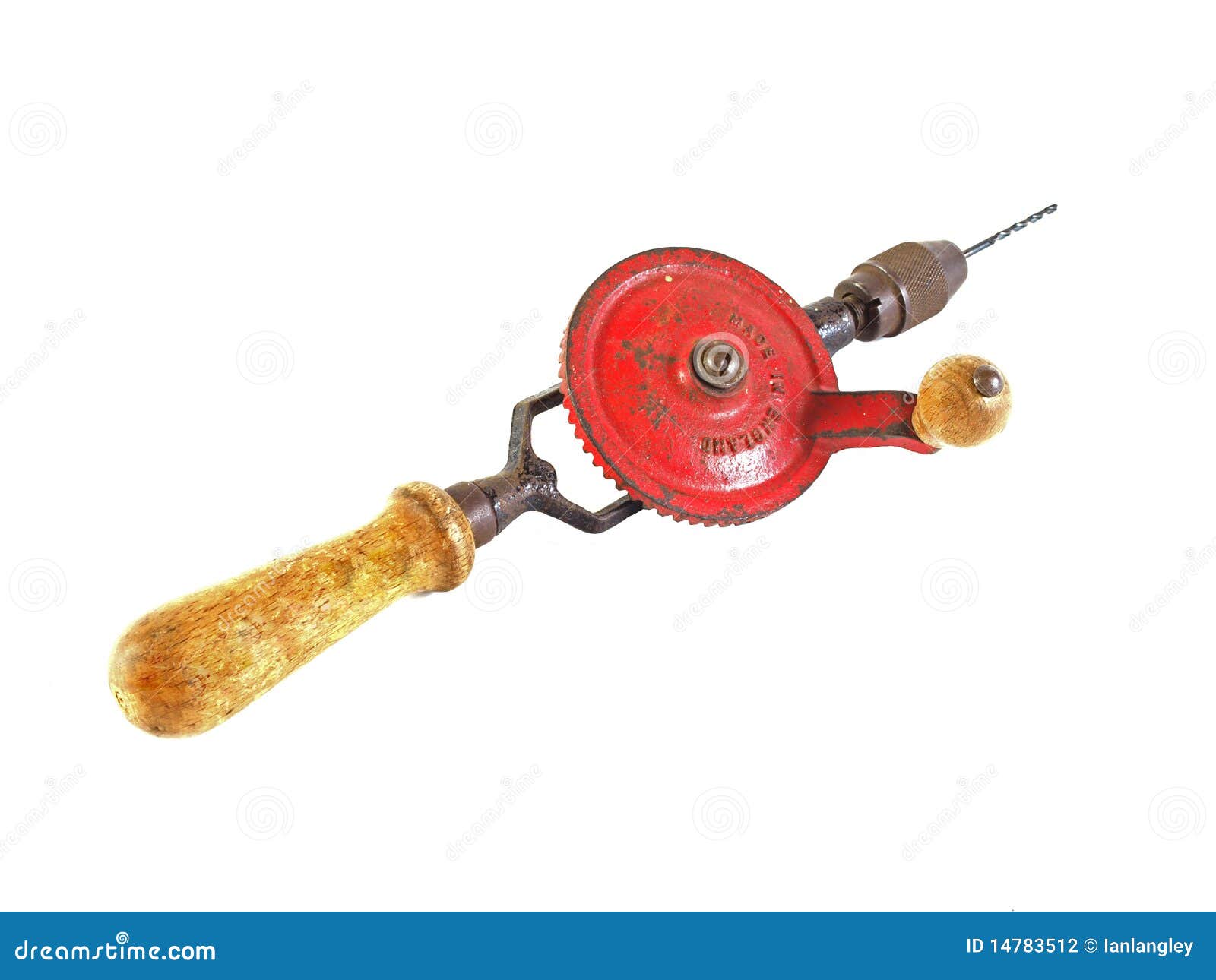 Oude handboor stock foto. Image of beetje, huis, hulpmiddel - 14783512