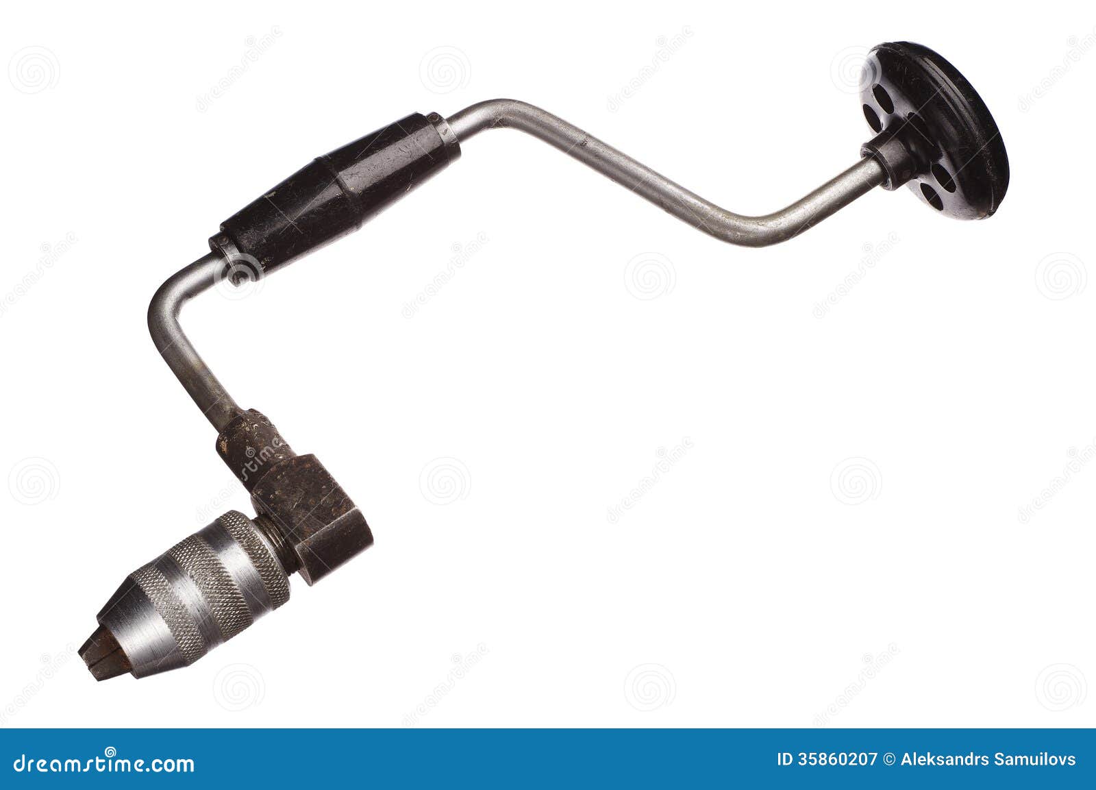 Oude handboor stock afbeelding. Image of timmerman, steun - 35860207