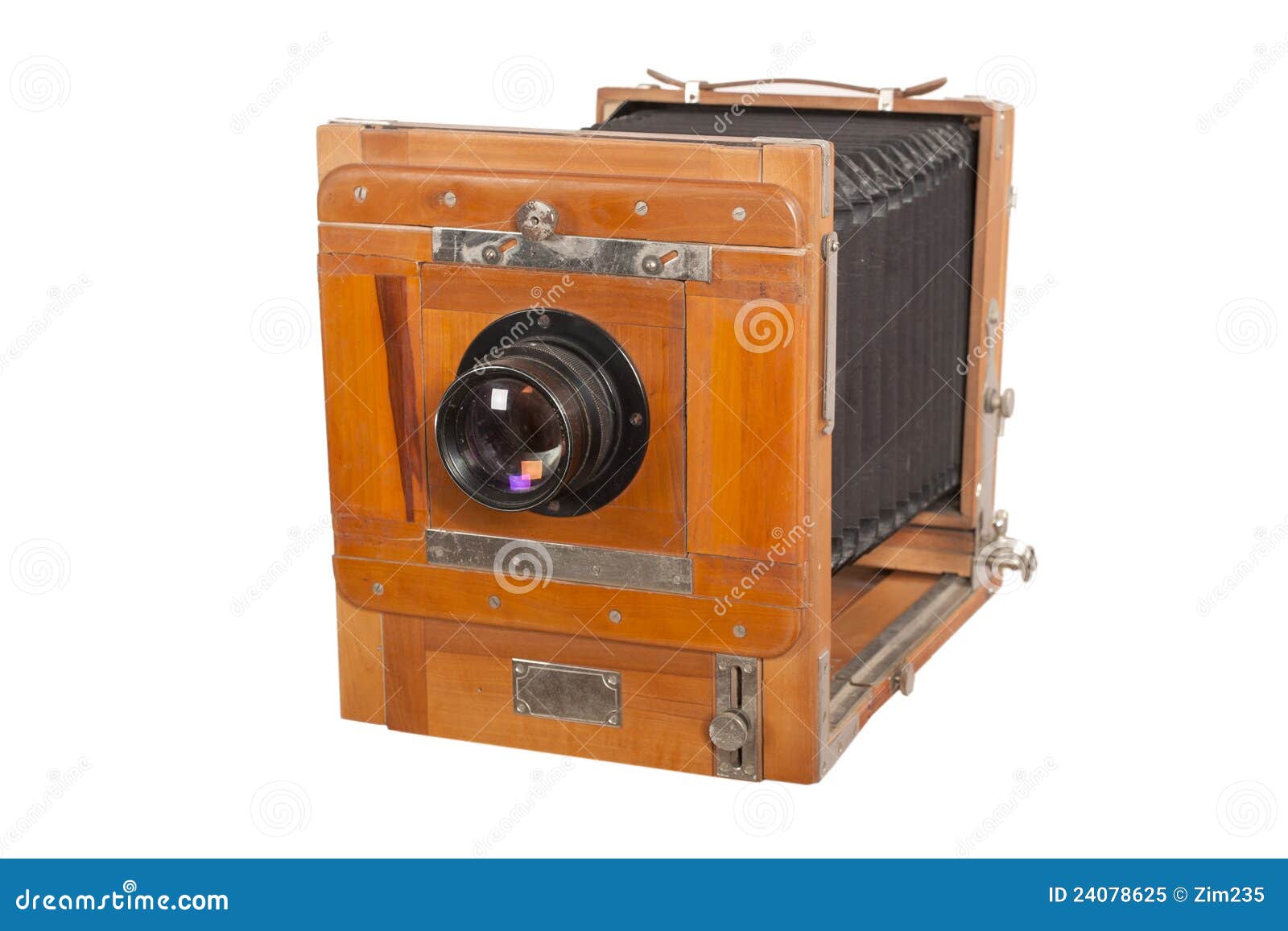 Oude Houten Camera stock afbeelding. Image of formaat - 24078625