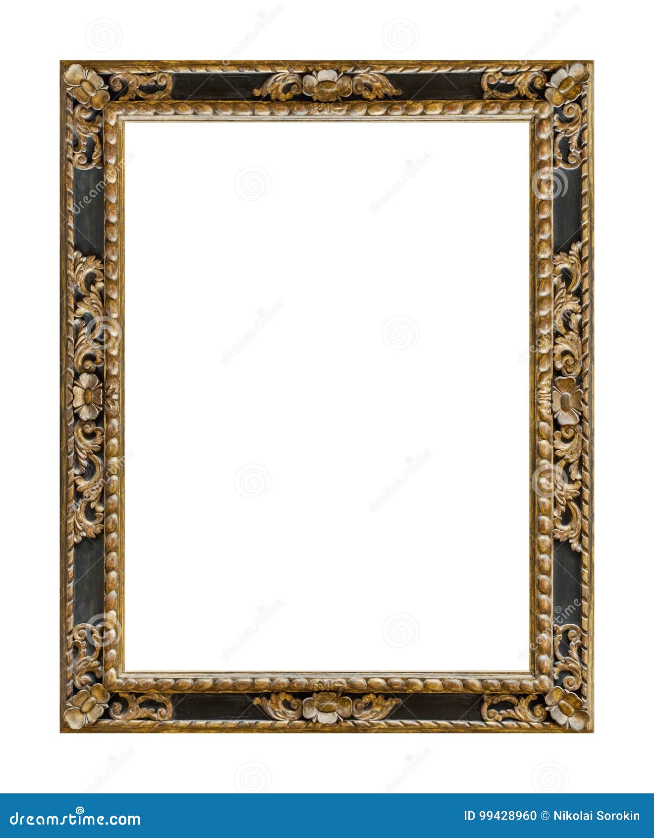 Oude houten omlijsting stock foto. Image of klassiek - 99428960