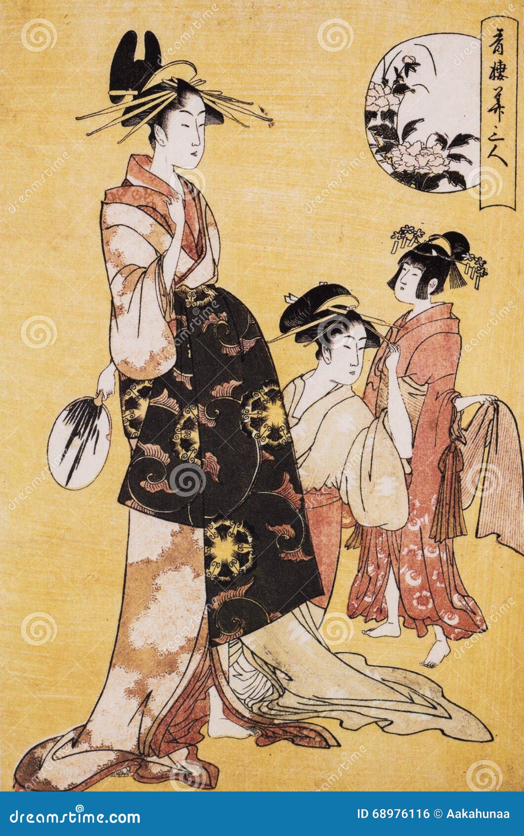 Oude Japanse Traditionele Kleding Stock Foto - Image of oosters, azië ...