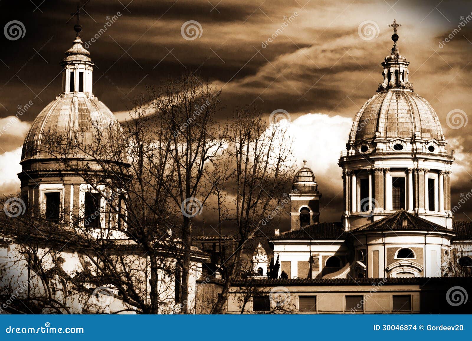 Kerk van oud Rome stock foto. Image of kerk, cultuur - 30046874