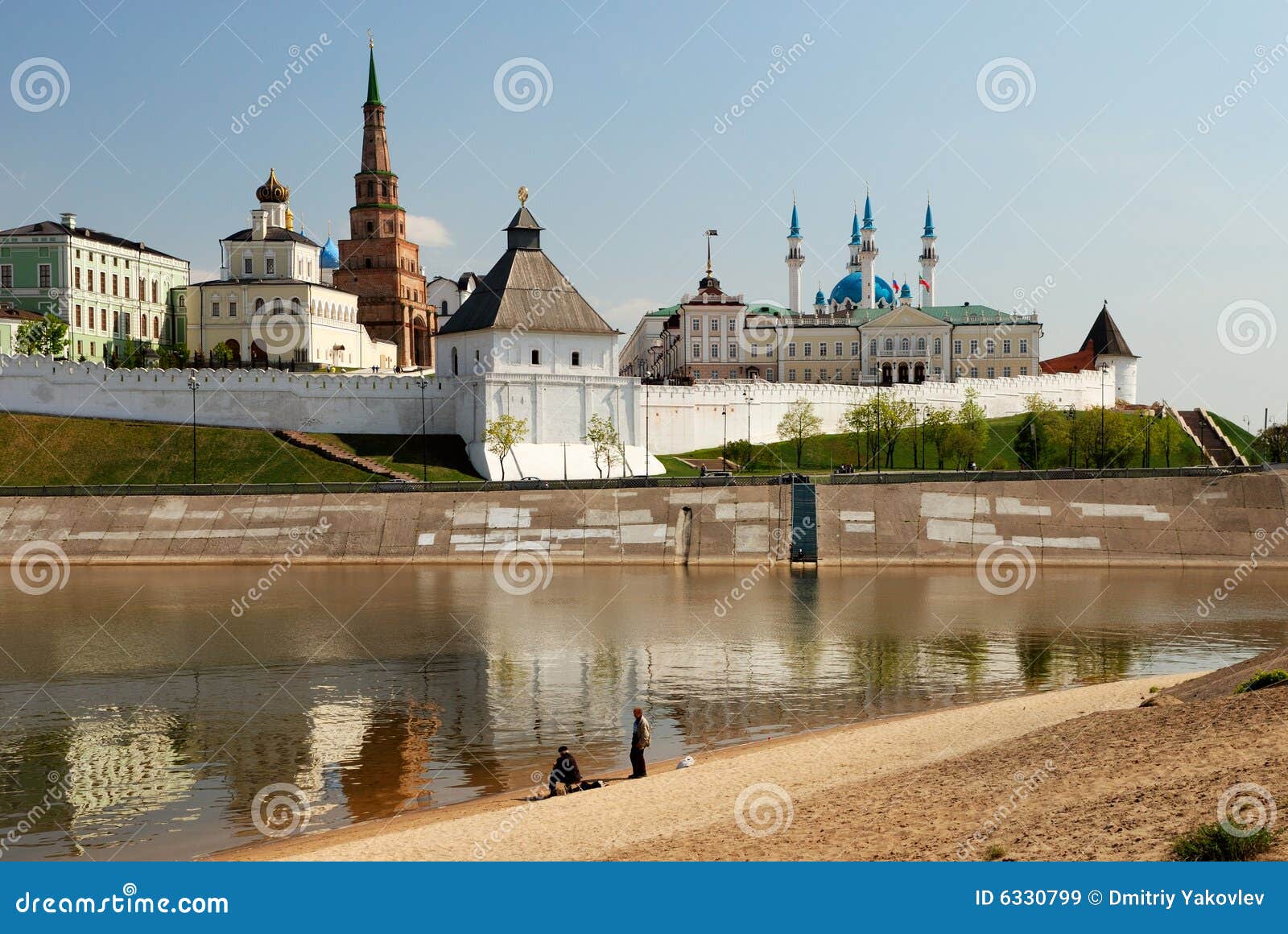 Oude Kazan Het Kremlin (Rusland) Stock Afbeelding - Image of citadel ...