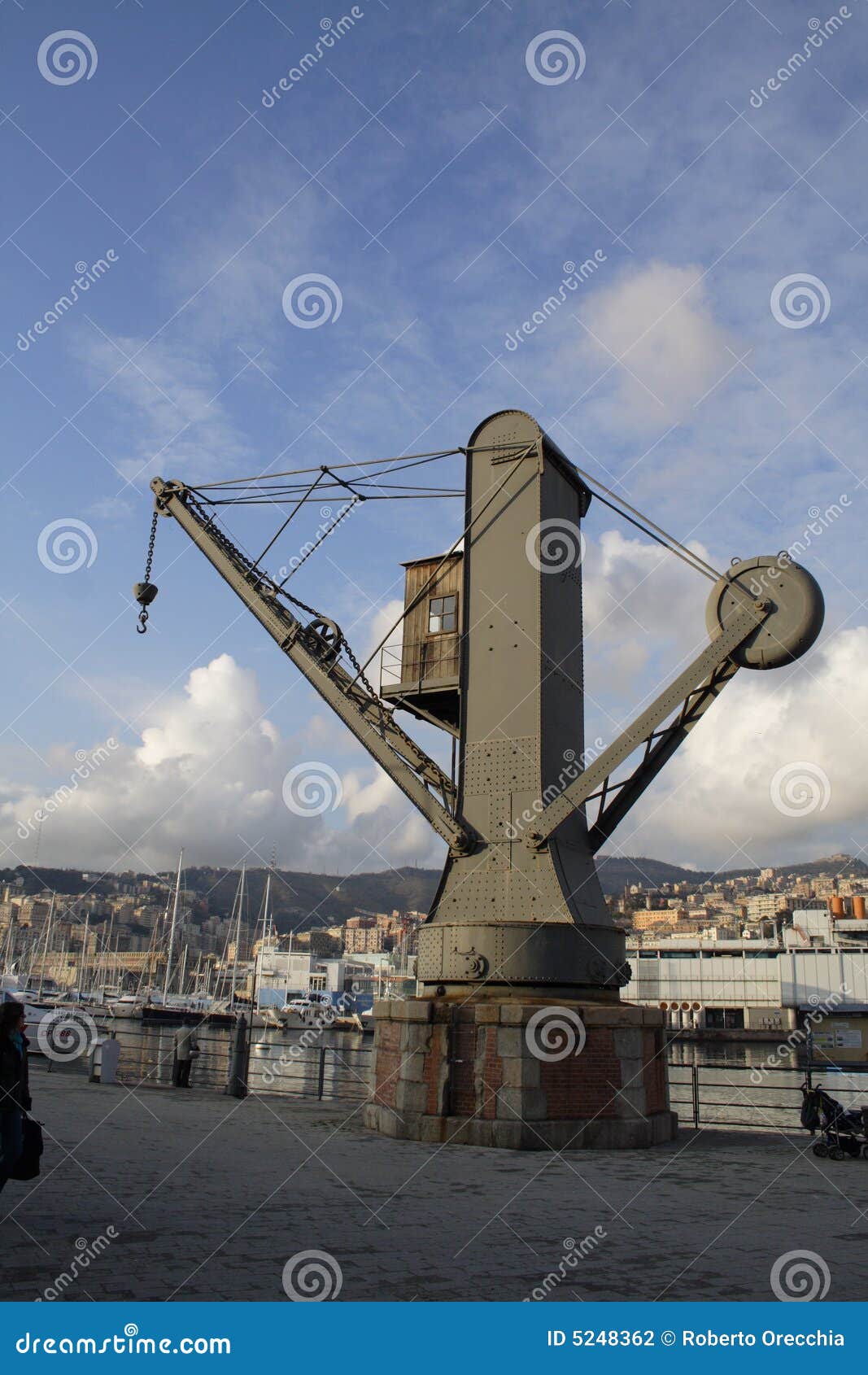 Oude kraan [2] stock foto. Image of hemel, lang, schip - 5248362