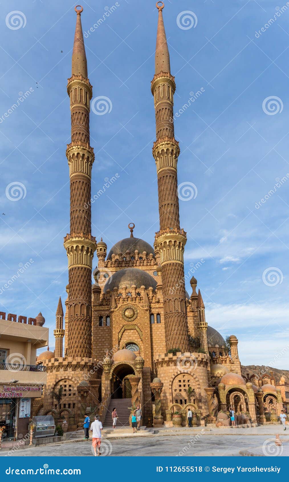 Oude Marktmoskee - Sharm El Sheikh - Al Sahaba Mosque Stock Foto ...