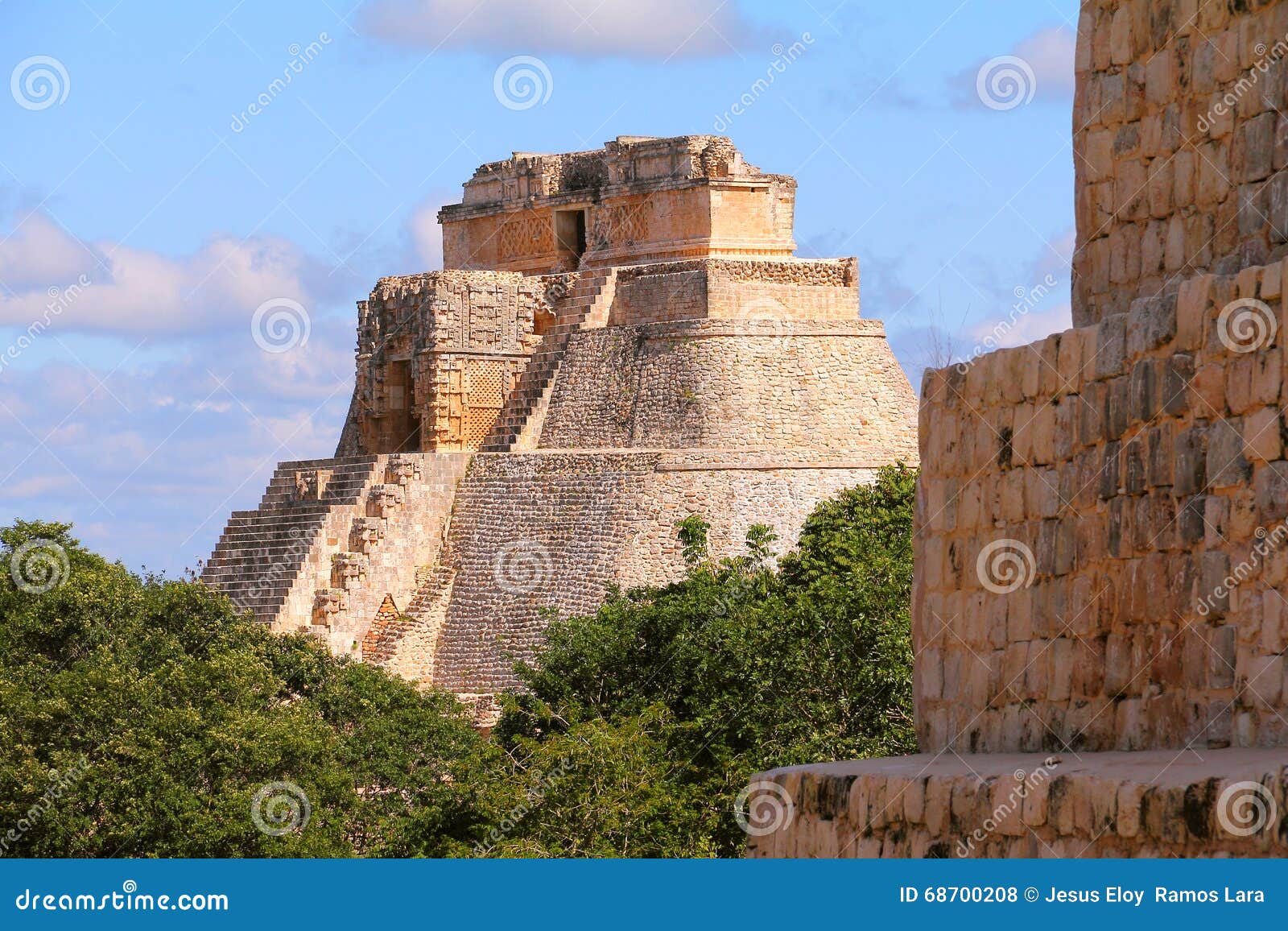 Oude Maya Stad Van Uxmal VI Stock Foto - Image of tovenaar, cancun ...