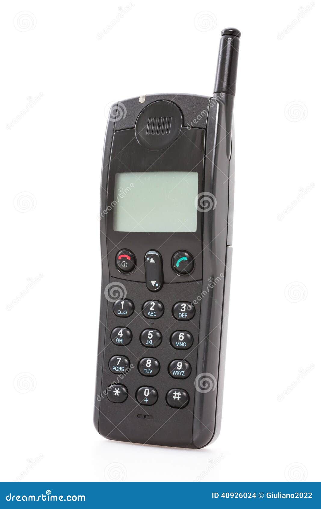 Oude mobiele telefoon stock foto. Image of knoop, technologie - 40926024