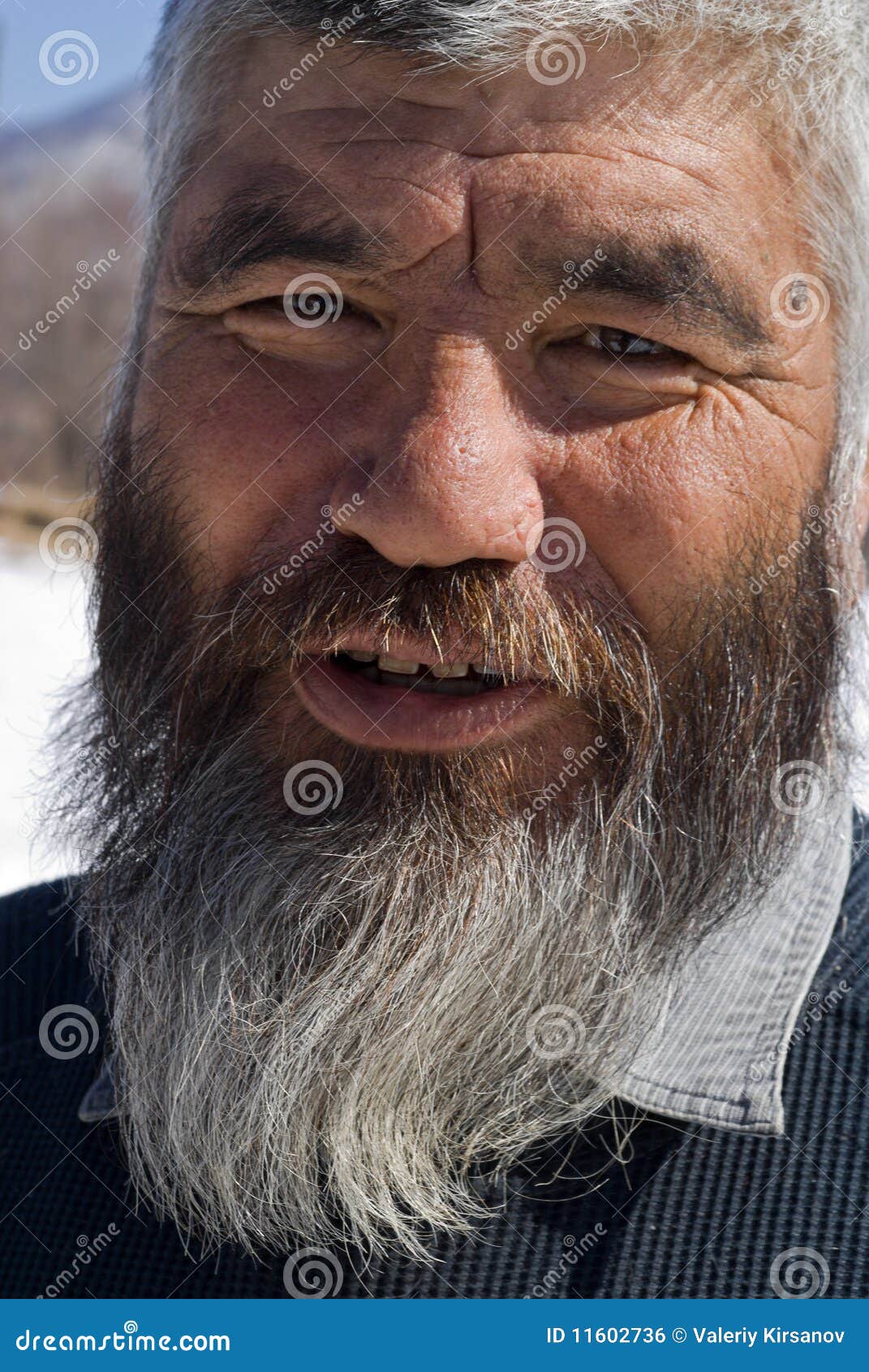 Oude Mongoloid Mens 15 stock foto. Image of mongools - 11602736