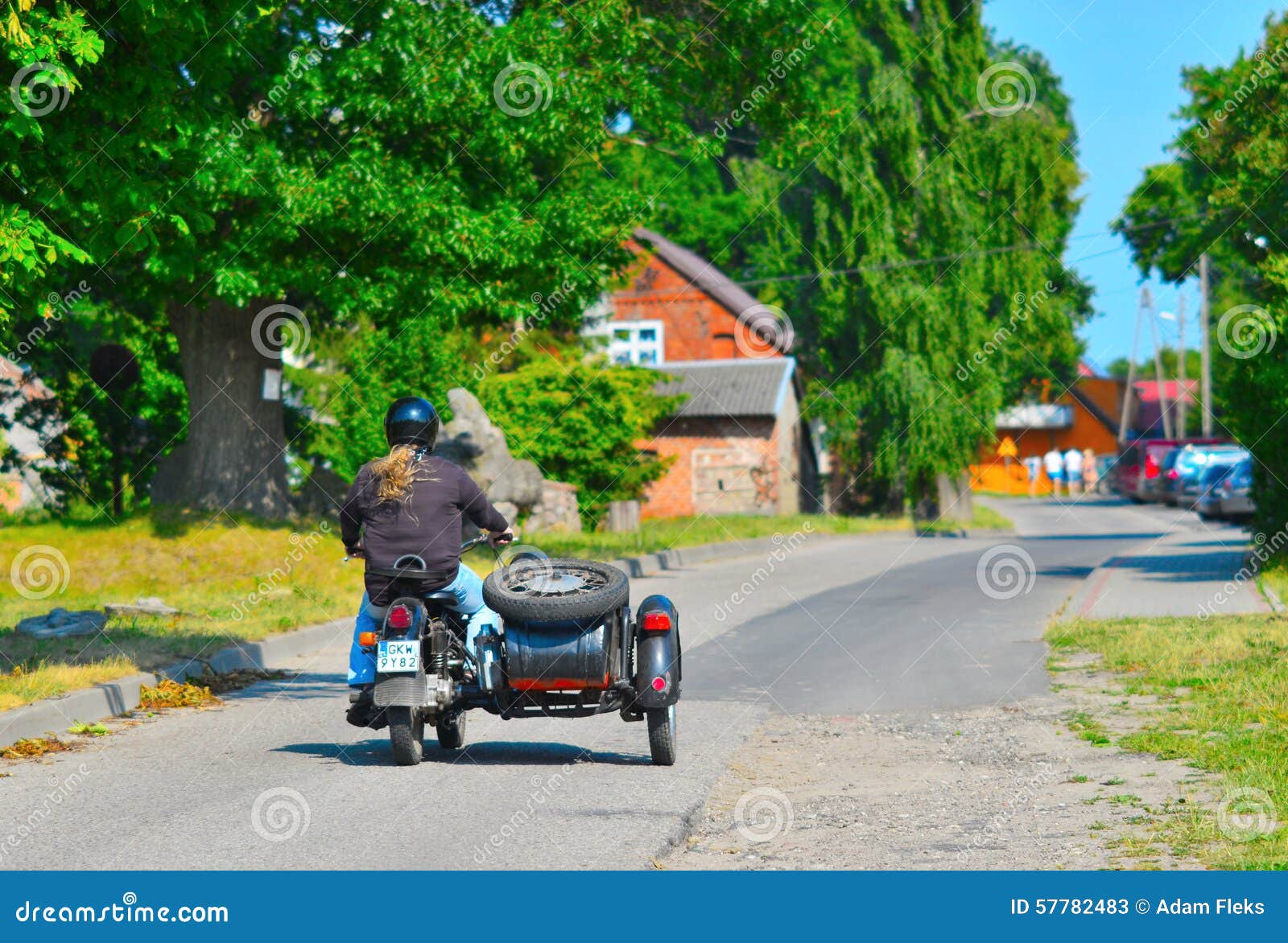 Oude motor met sidecar redactionele stock foto. Image of geschiedenis ...