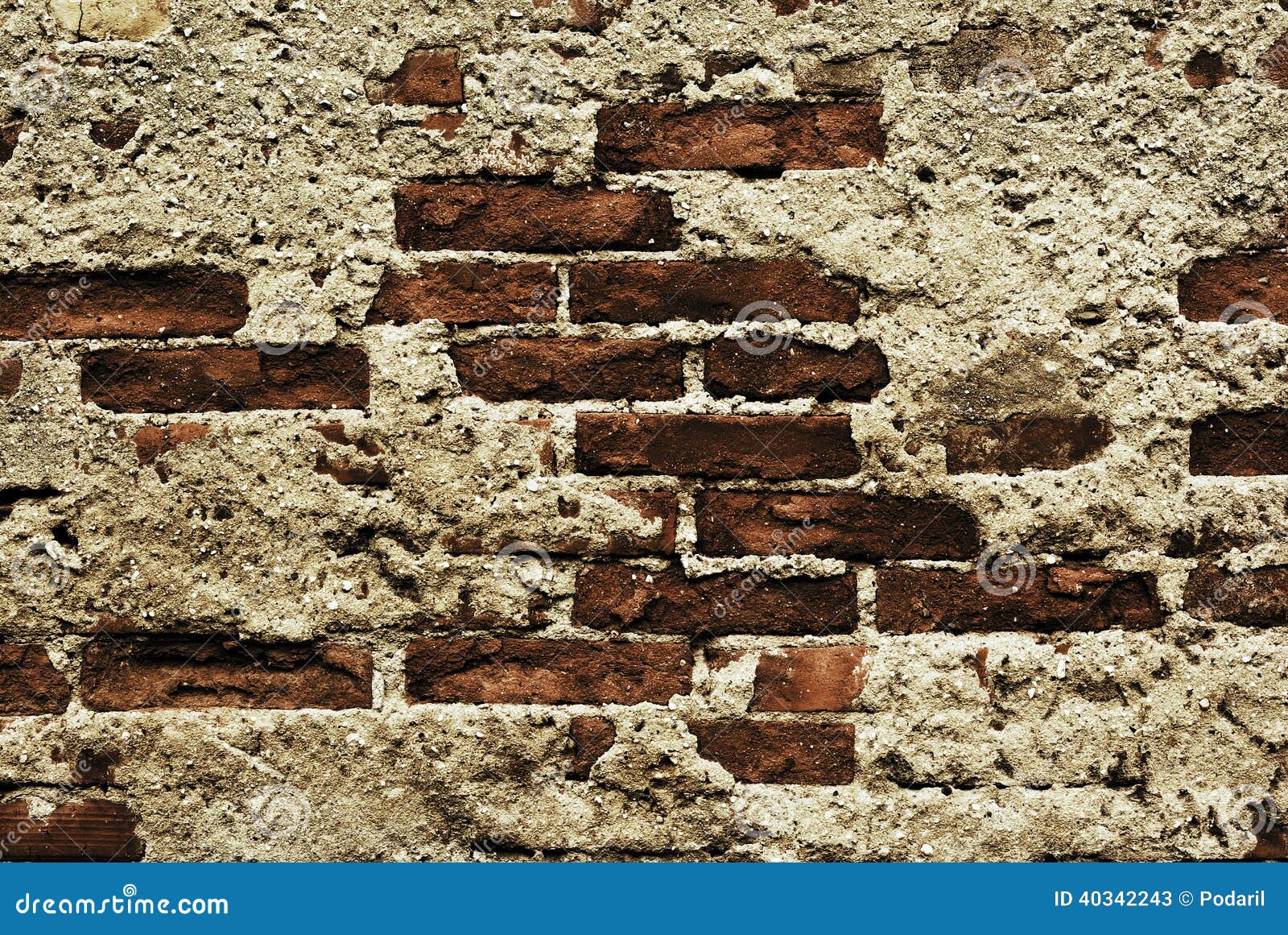 Oude muur stock afbeelding. Image of geïsoleerd, muur - 40342243