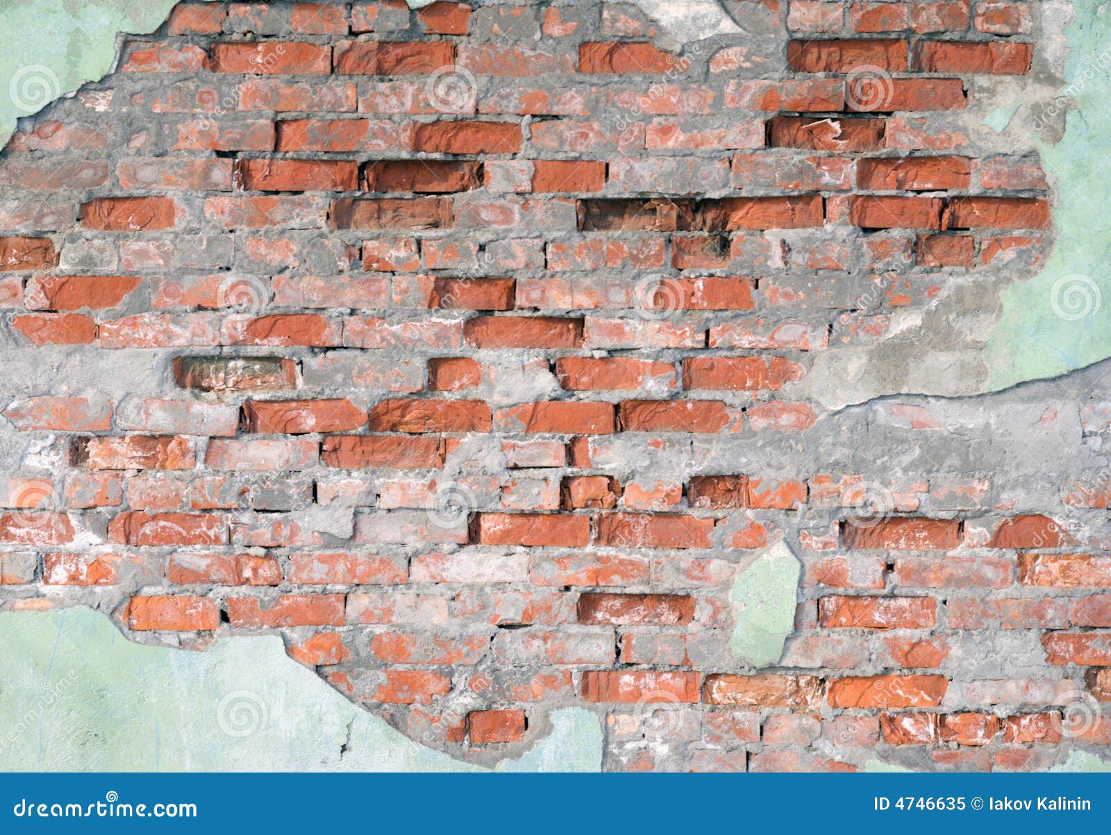 Oude muur stock afbeelding. Image of patroon, cement, kleur - 4746635