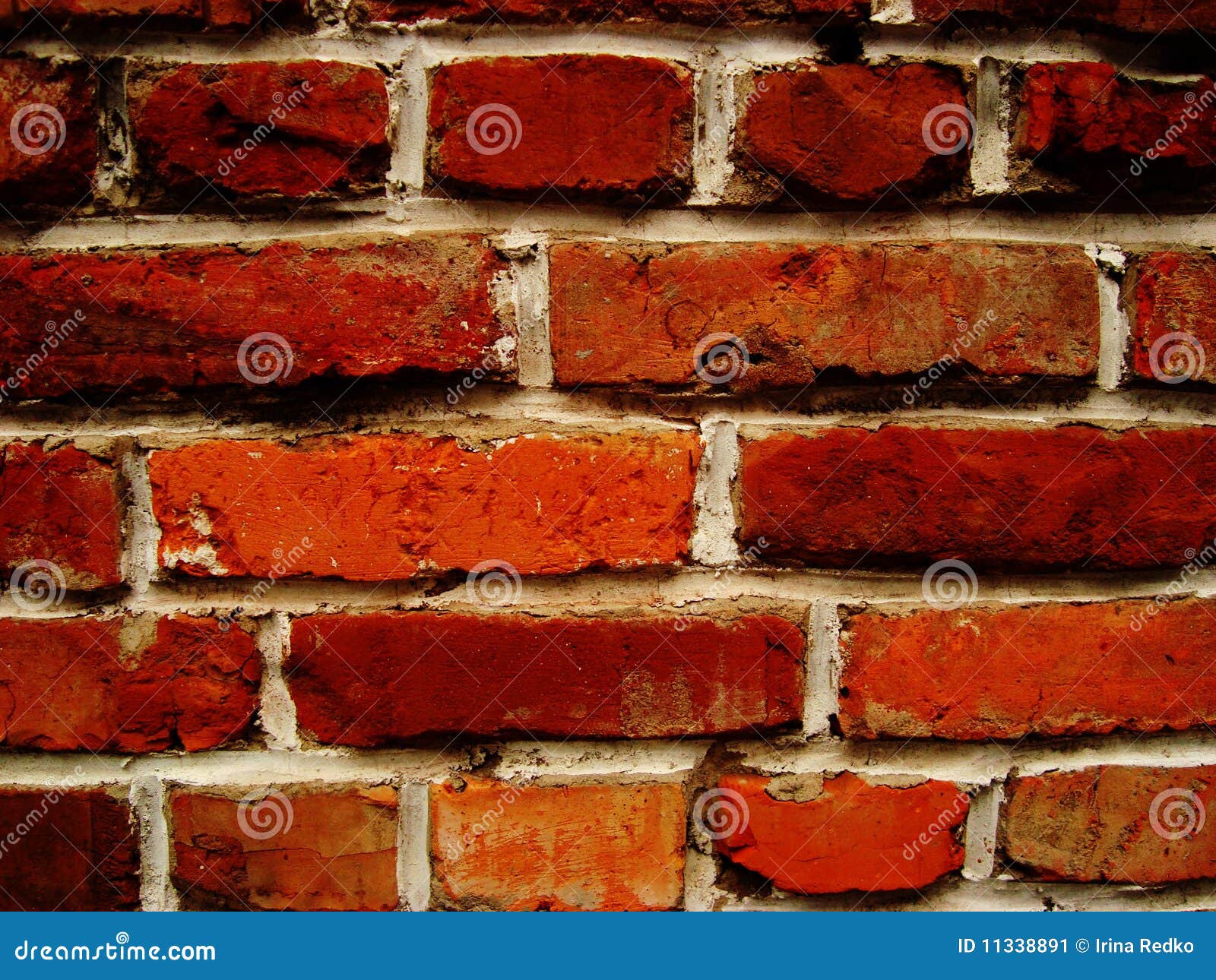 Oude rode baksteen stock afbeelding. Image of baksteen - 11338891