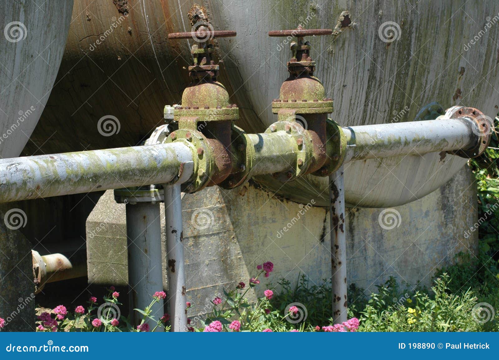 Oud Rusty Pipes Picture. Image: 198890