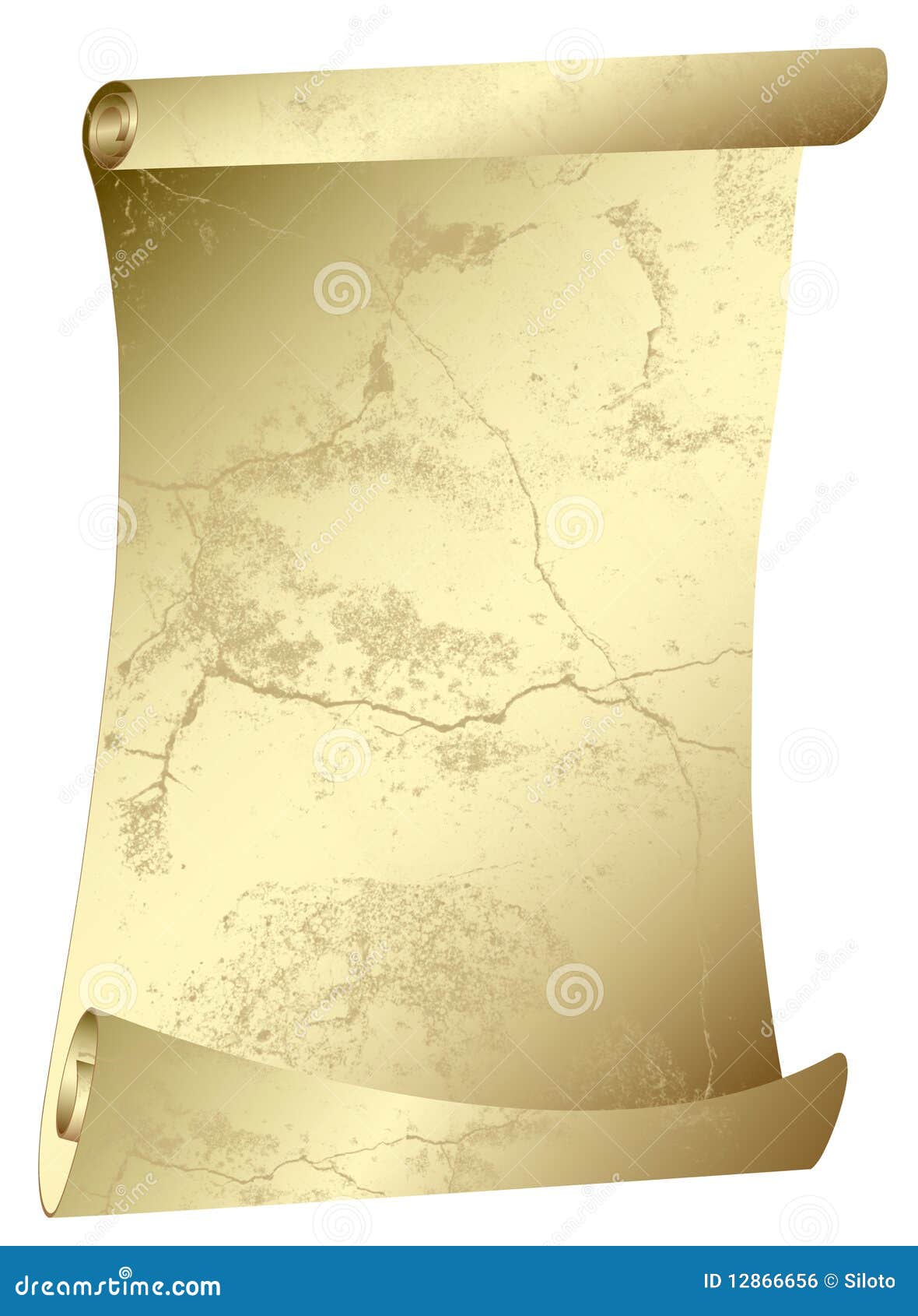 Oude Rol - Grunge Perkament Stock Illustratie - Illustration of grunge ...