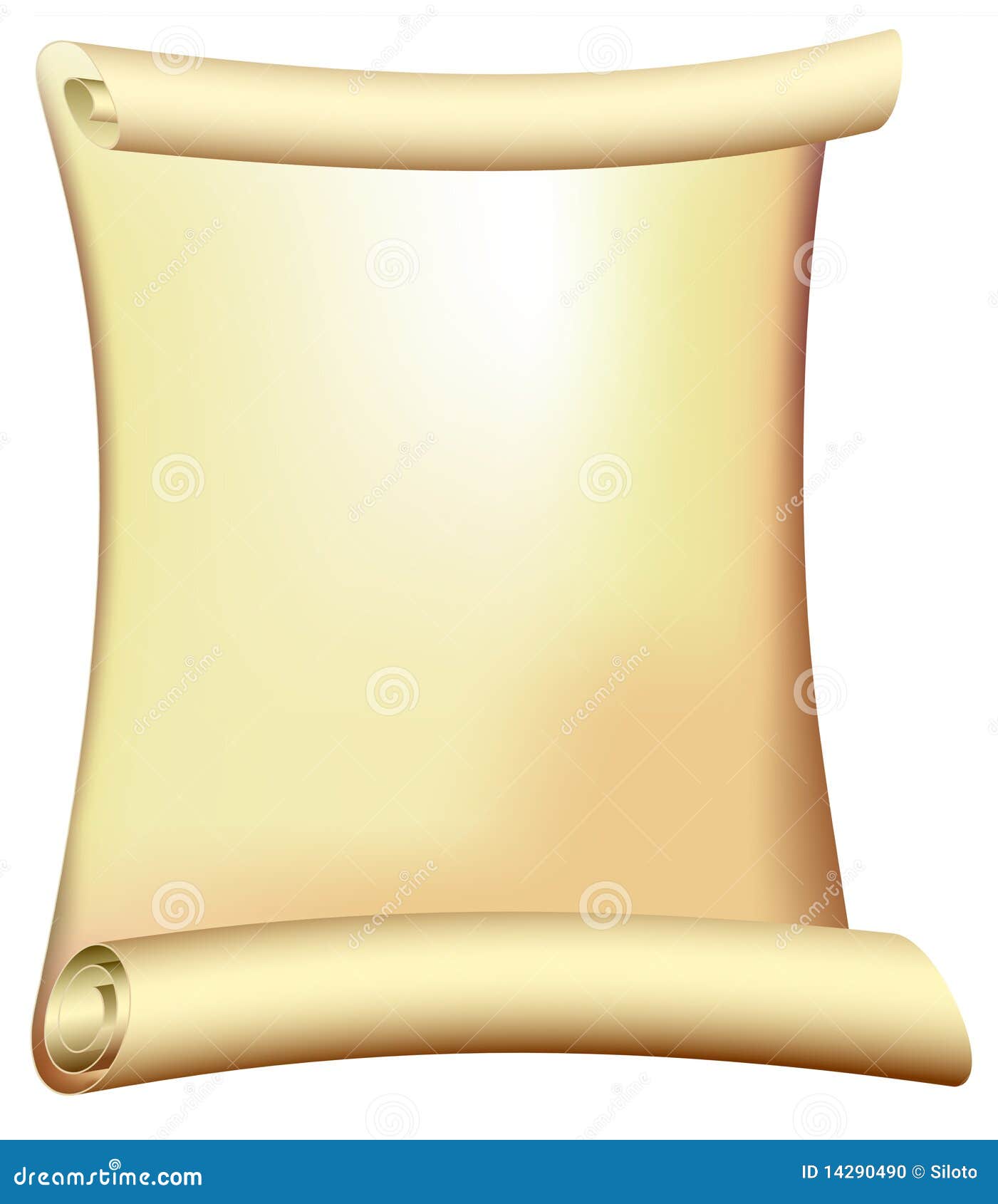 Oude rol - perkament stock illustratie. Illustration of verfrommeld ...