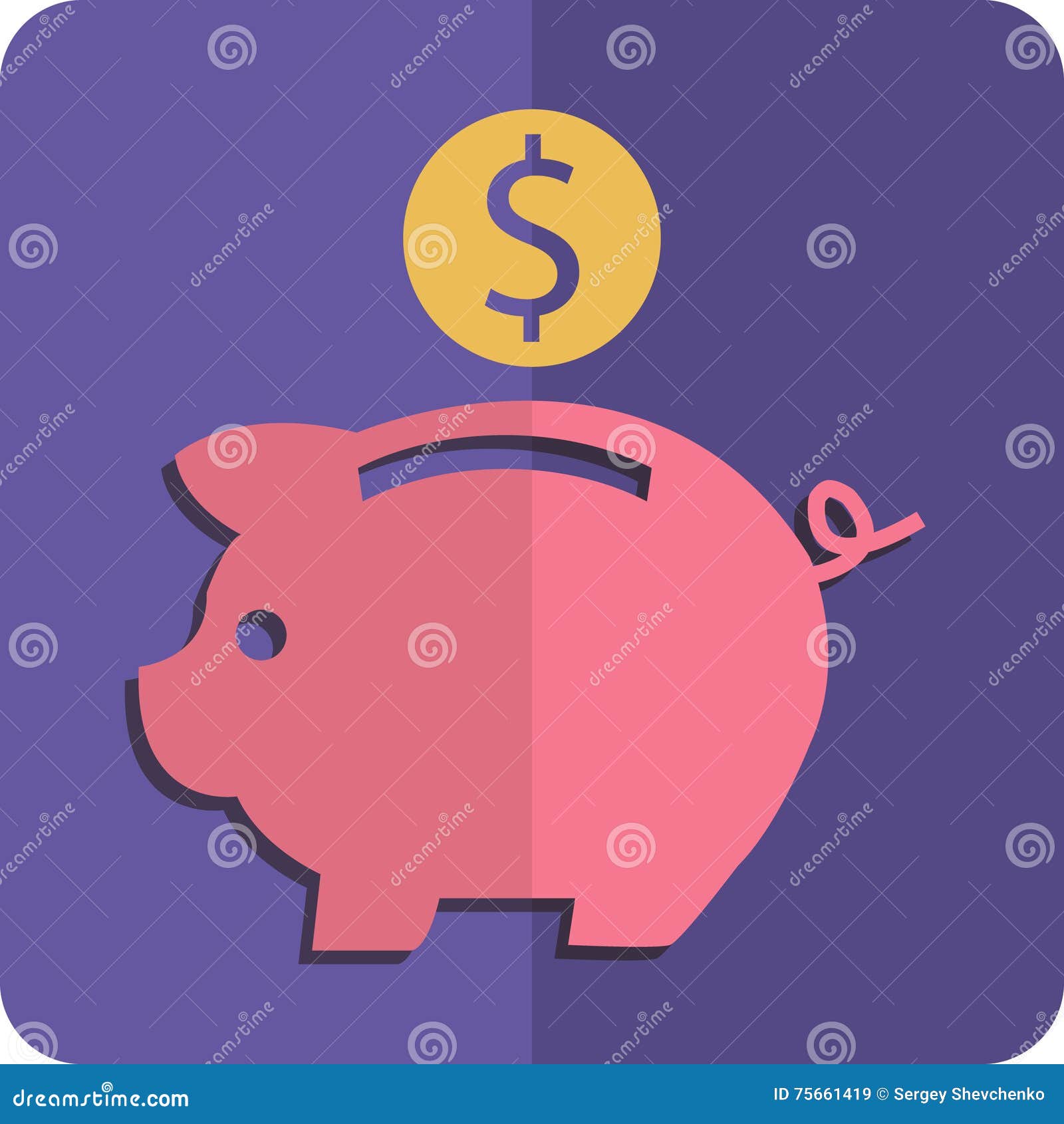 Oude spaarpot vector illustratie. Illustration of schuld - 75661419