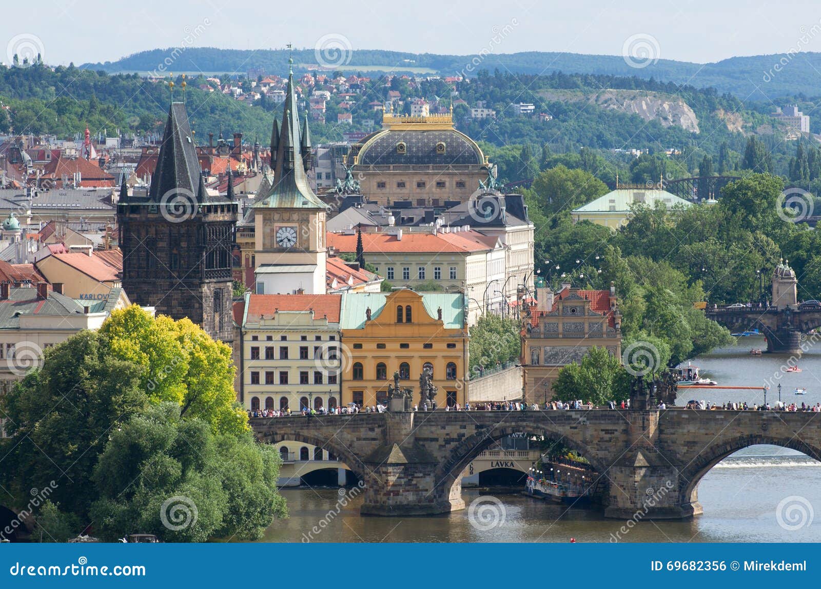 Oude Stad, Praag, Tsjechische Republiek Redactionele Foto - Image of ...