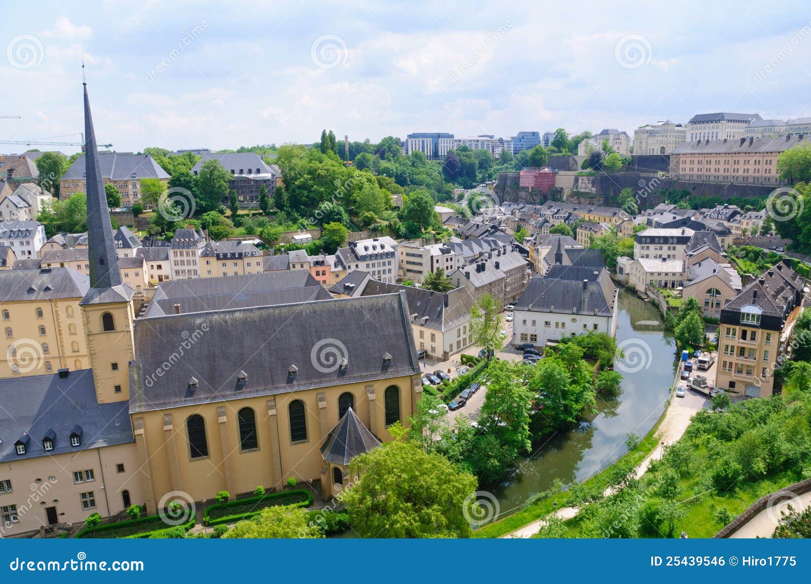 Oude Stad Van De Stad Van Luxemburg Stock Foto - Image of europa ...