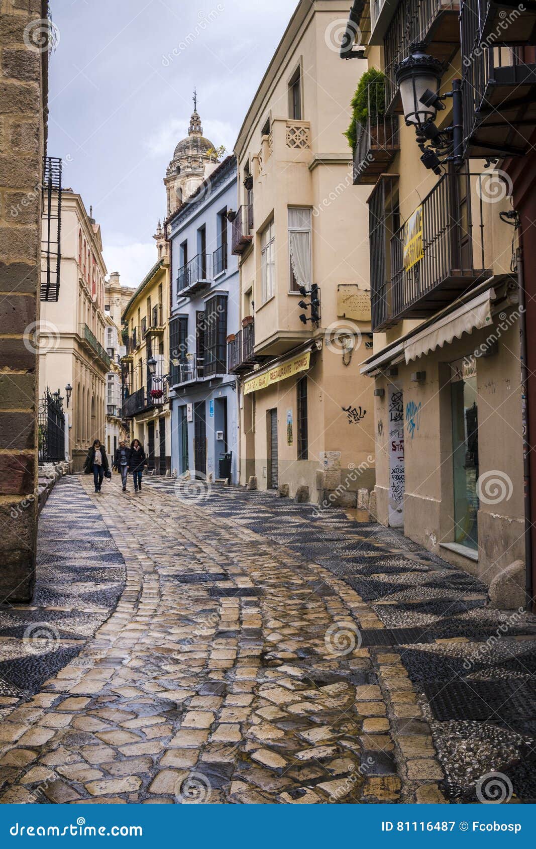 Oude stad van Malaga redactionele fotografie. Image of reis - 81116487