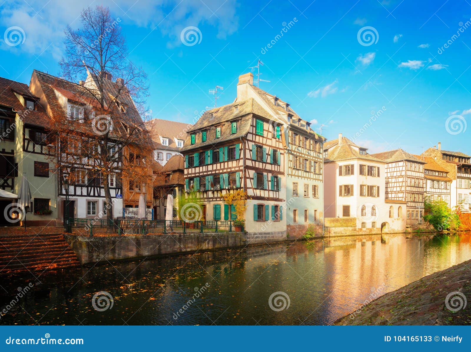 Oude Stad Van Straatsburg, Frankrijk Redactionele Stock Foto - Image of ...