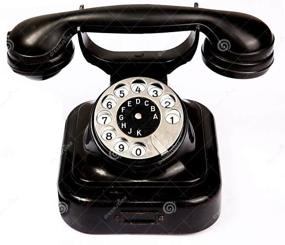 Oude telefoon stock foto. Image of ouderwets, achtergrond - 12001204