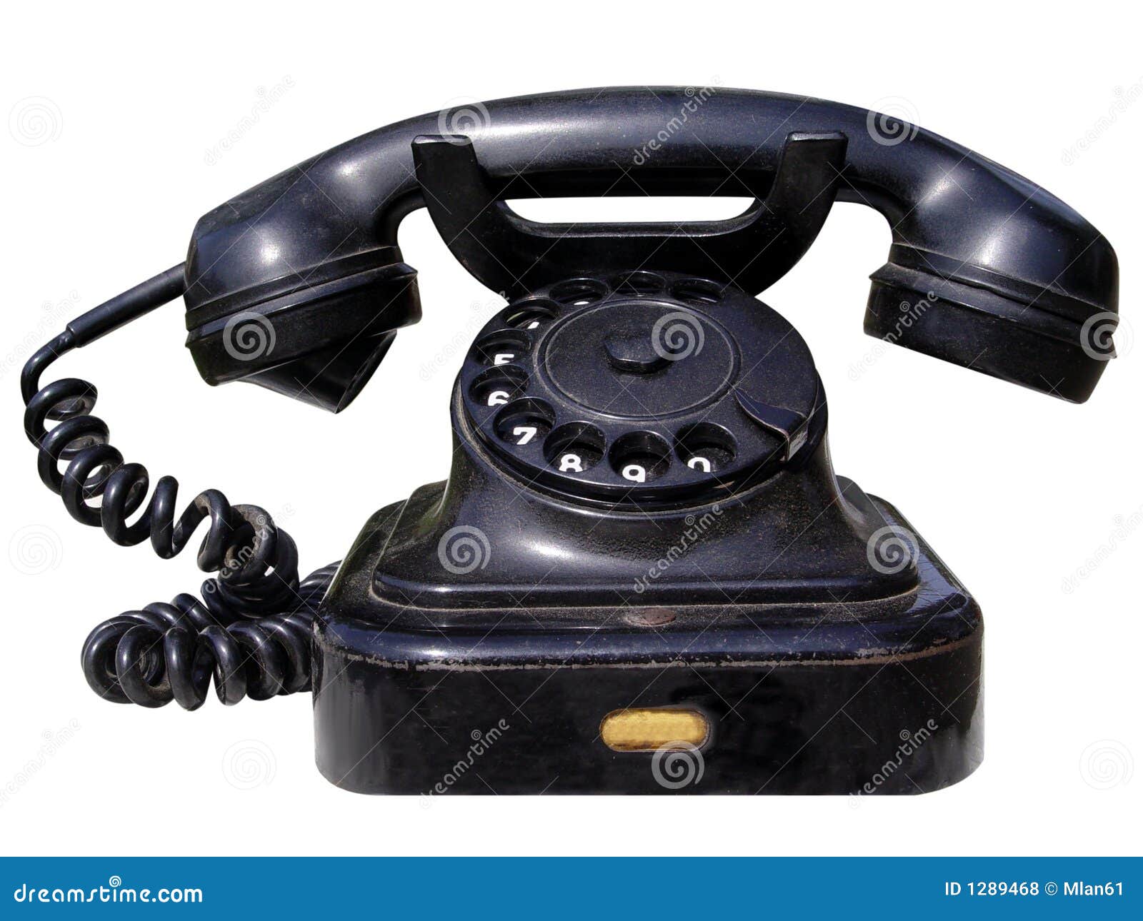 Oude telefoon stock foto. Image of telefoon, aansluting - 1289468