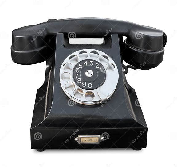 Oude telefoon stock afbeelding. Image of antiquiteit - 27487829