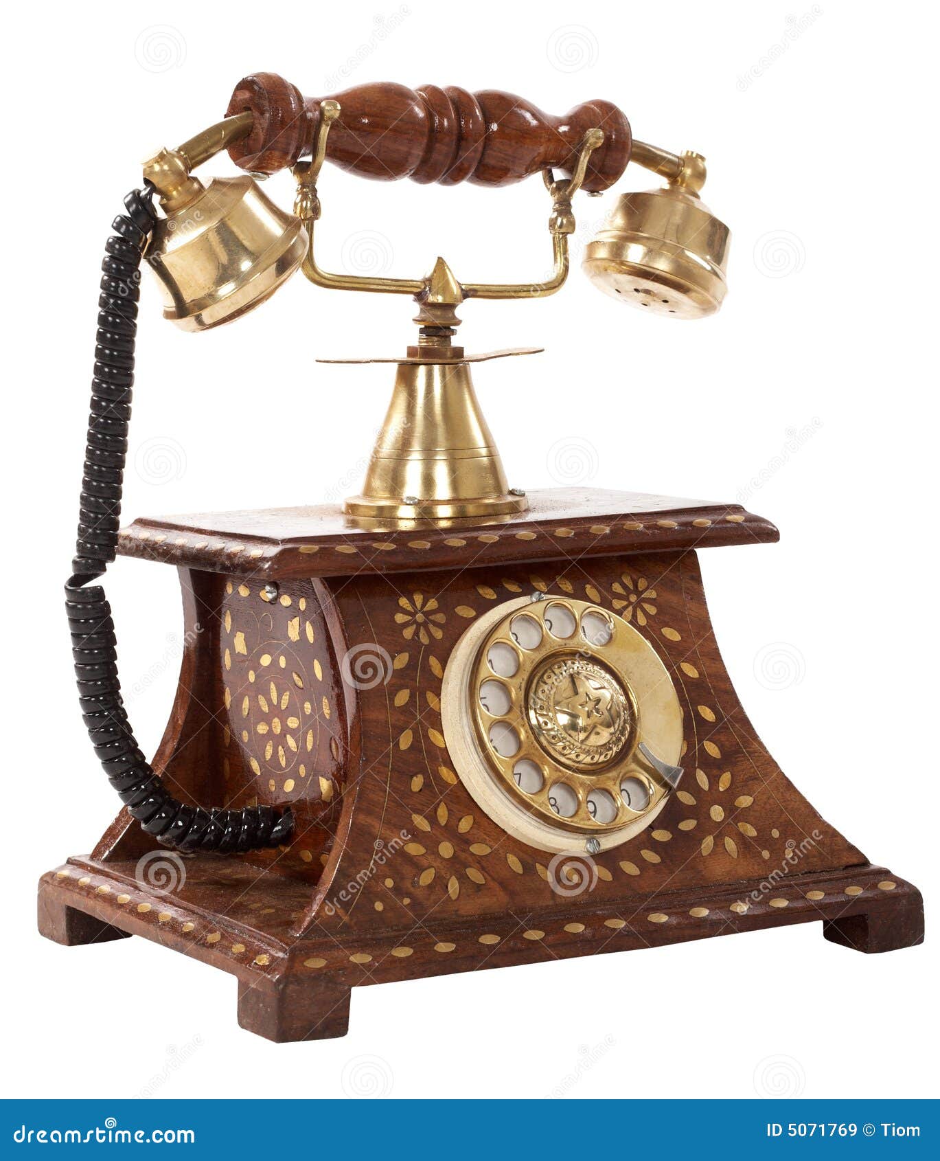 Oude telefoon stock afbeelding. Image of retro, verouderd - 5071769