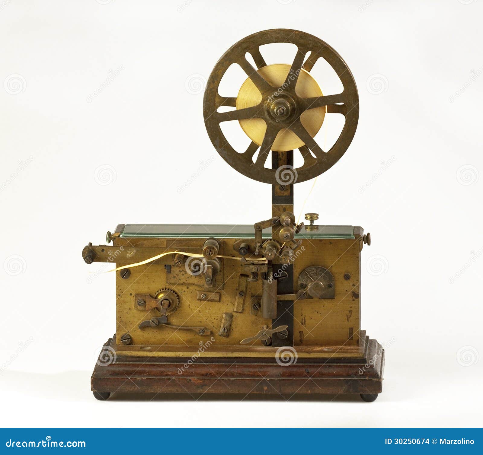 Oude telegraaf stock foto. Image of alfabet, verbinding - 30250674