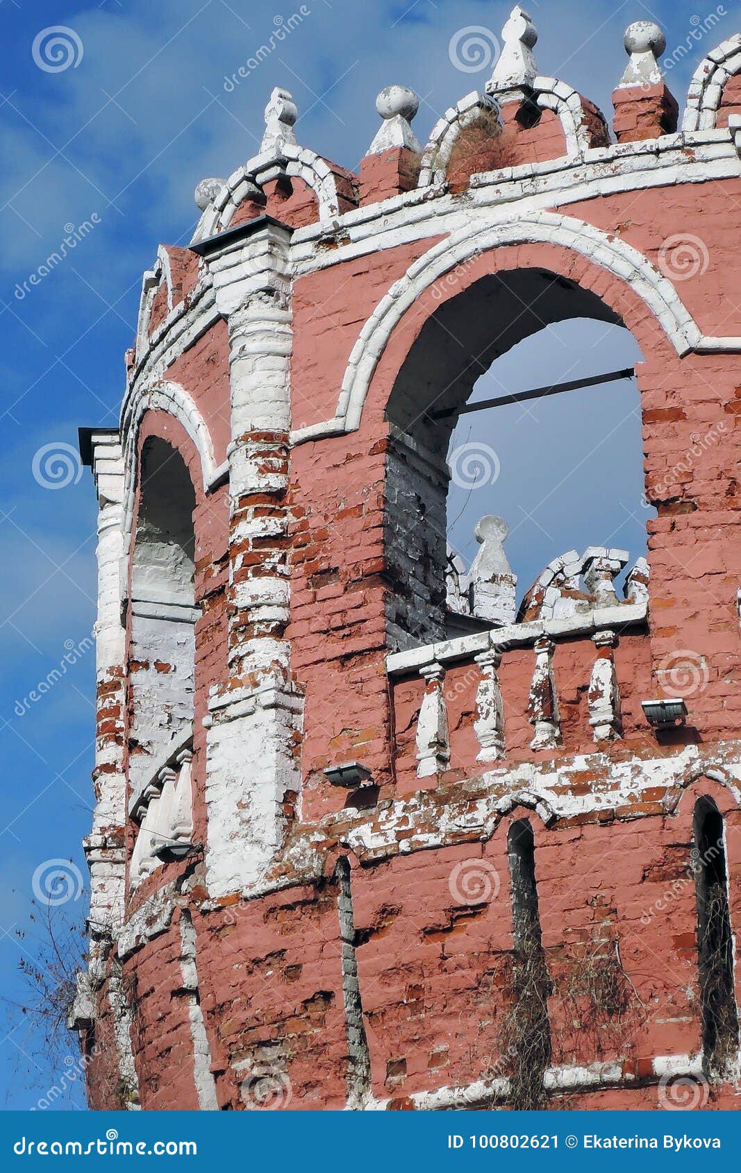 Oude Toren Van Don Icon-klooster in Moskou Stock Afbeelding - Image of ...